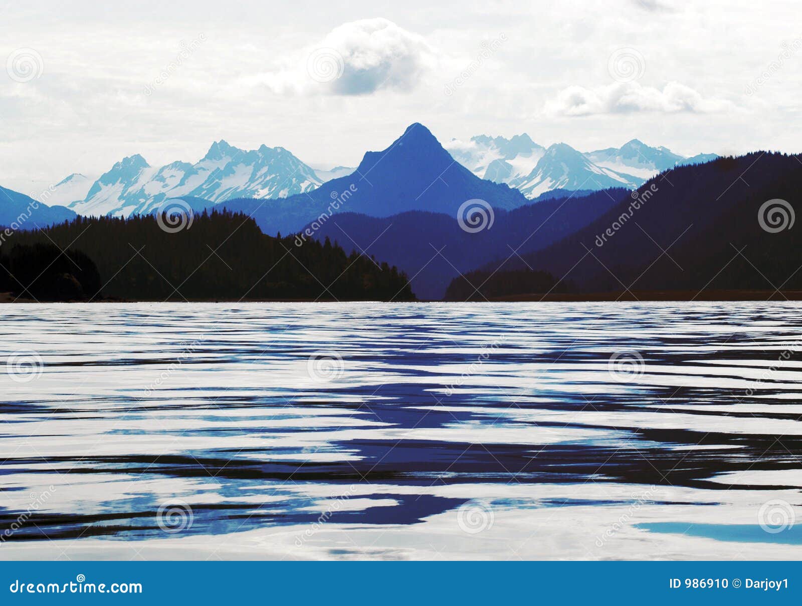 Alaska beauty stock photo. Image of ocean, relax, mountains - 986910