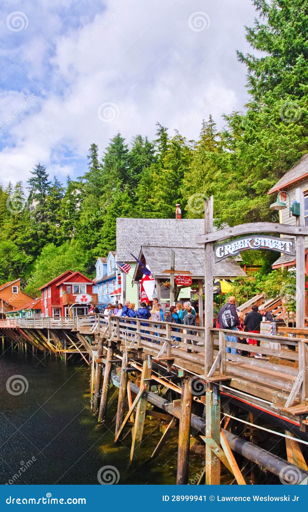 Alaska - Creek Street Ketchikan Editorial Photo - Image of colorful ...