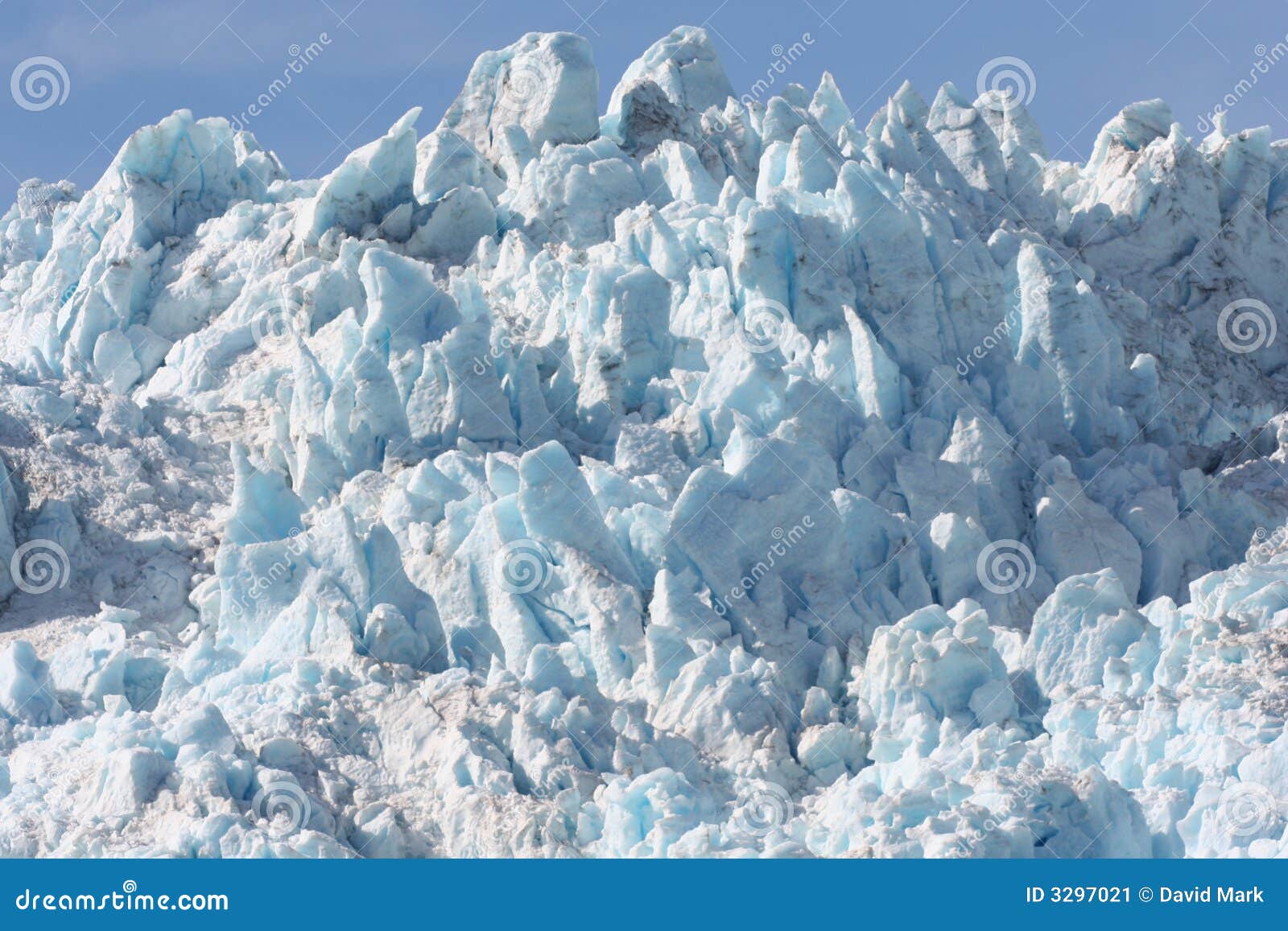 Alaska Glacier Field Picture. Image: 3297021