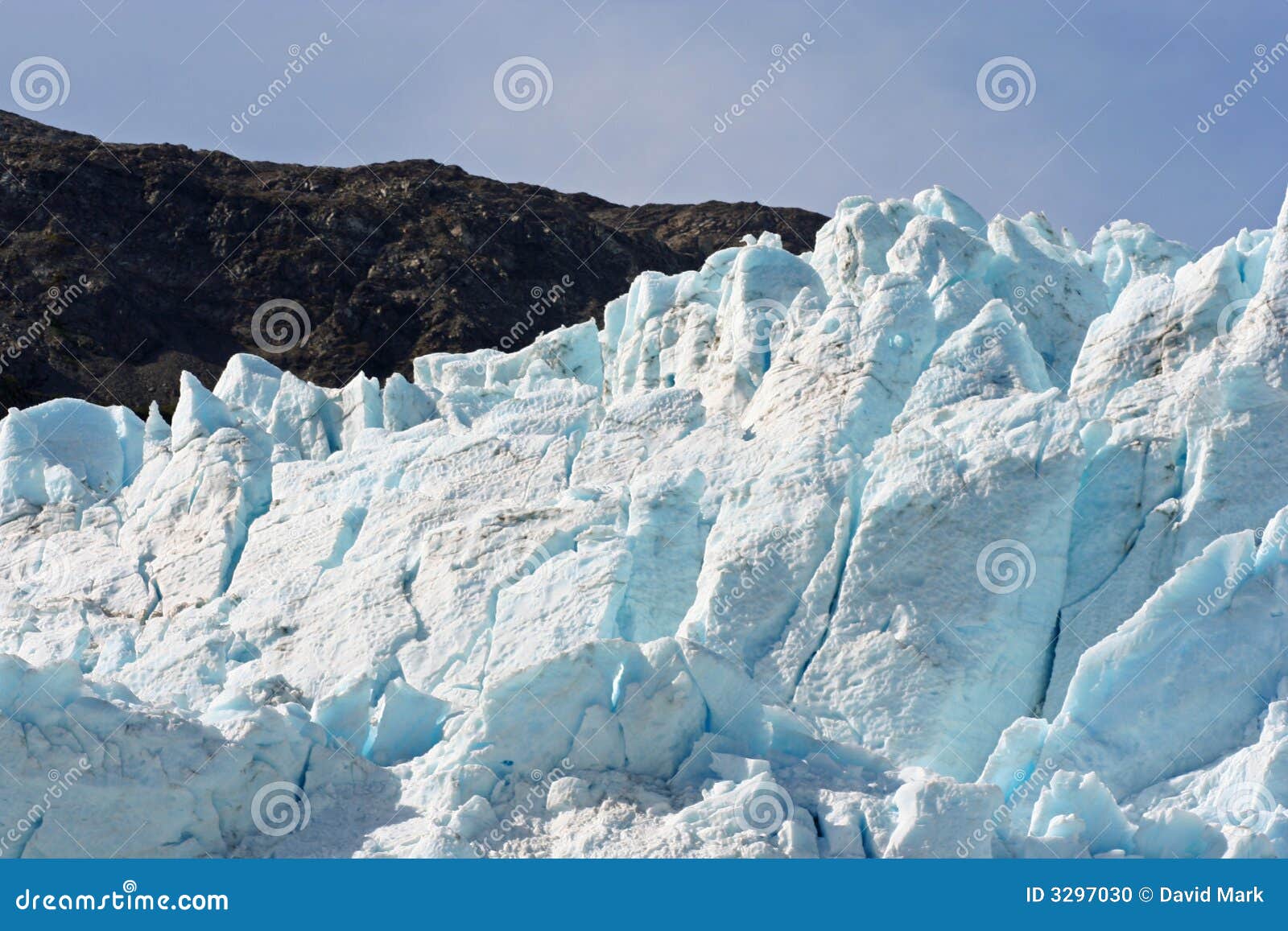 Alaska Glacier Field stock photo. Image of landscape, snow - 3297030