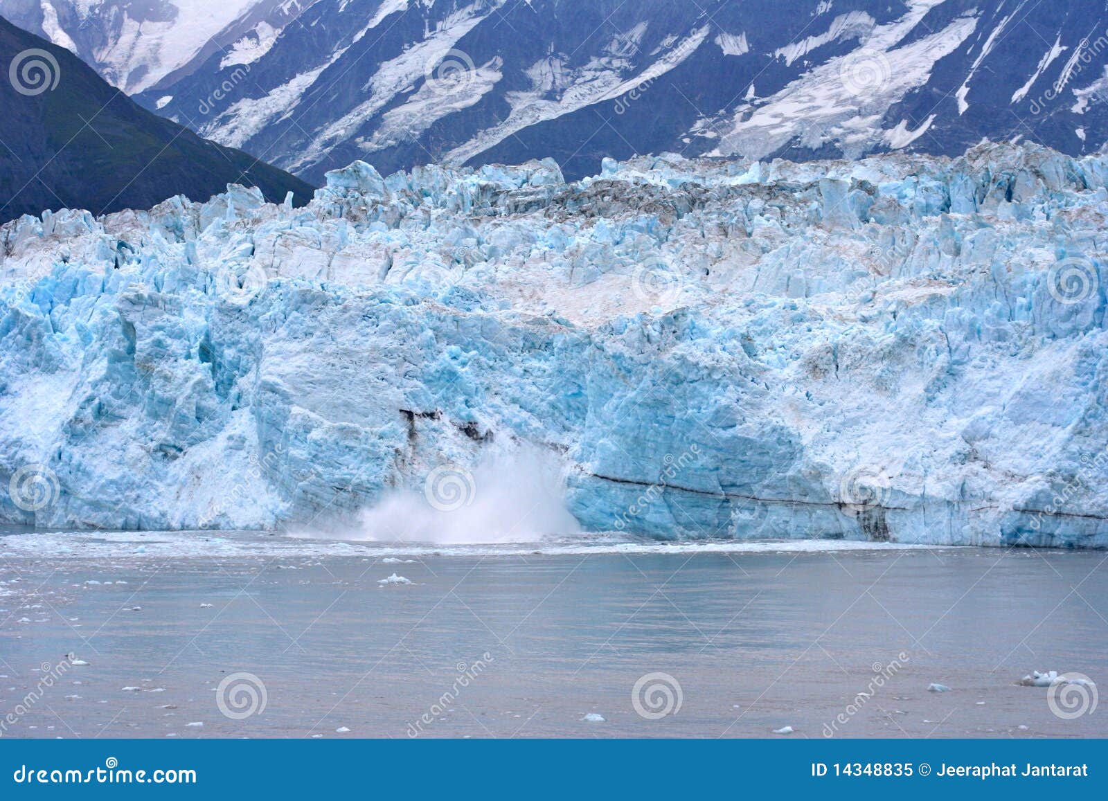 Alaska Ice stock image. Image of hubbard, conservation - 14348835