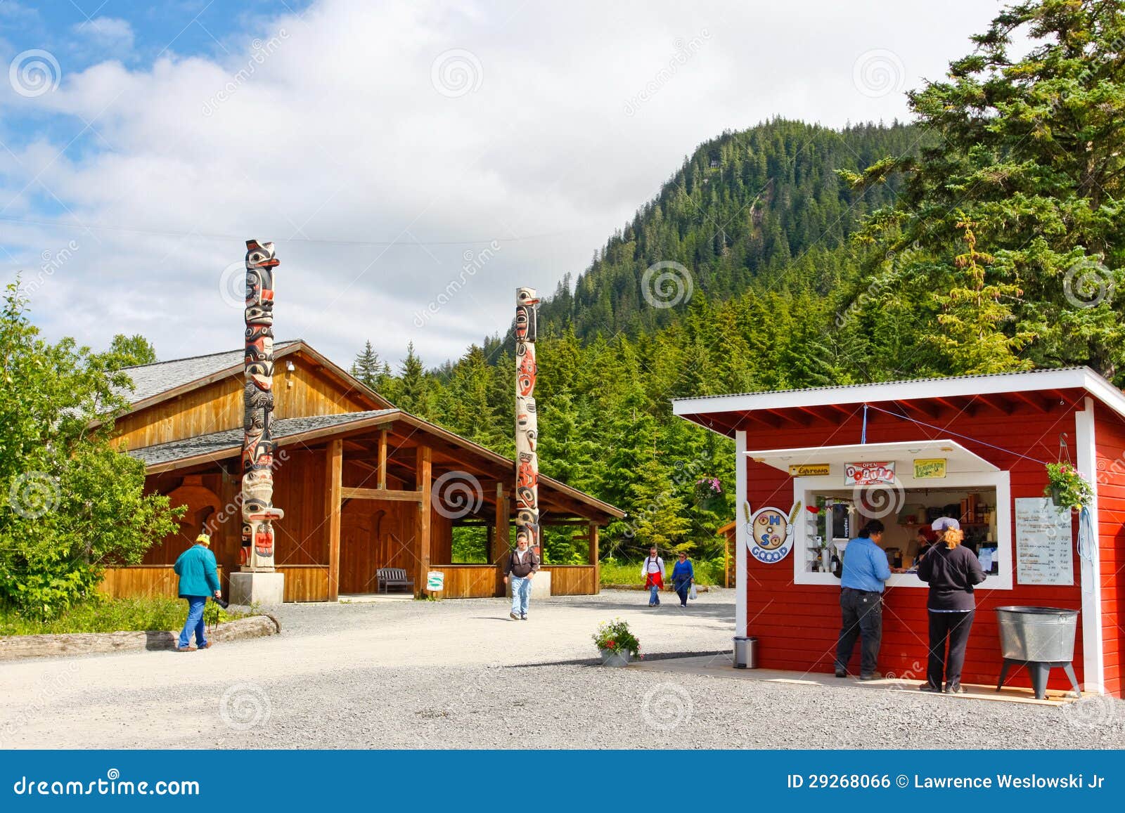 Alaska Icy Strait Point Attractions Editorial Photo - Image of ancient ...