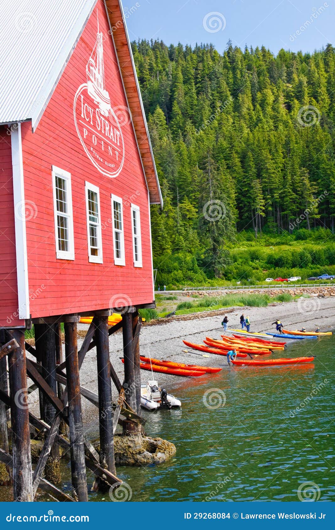 Alaska Icy Strait Point Kayak Tour Editorial Stock Image - Image of ...