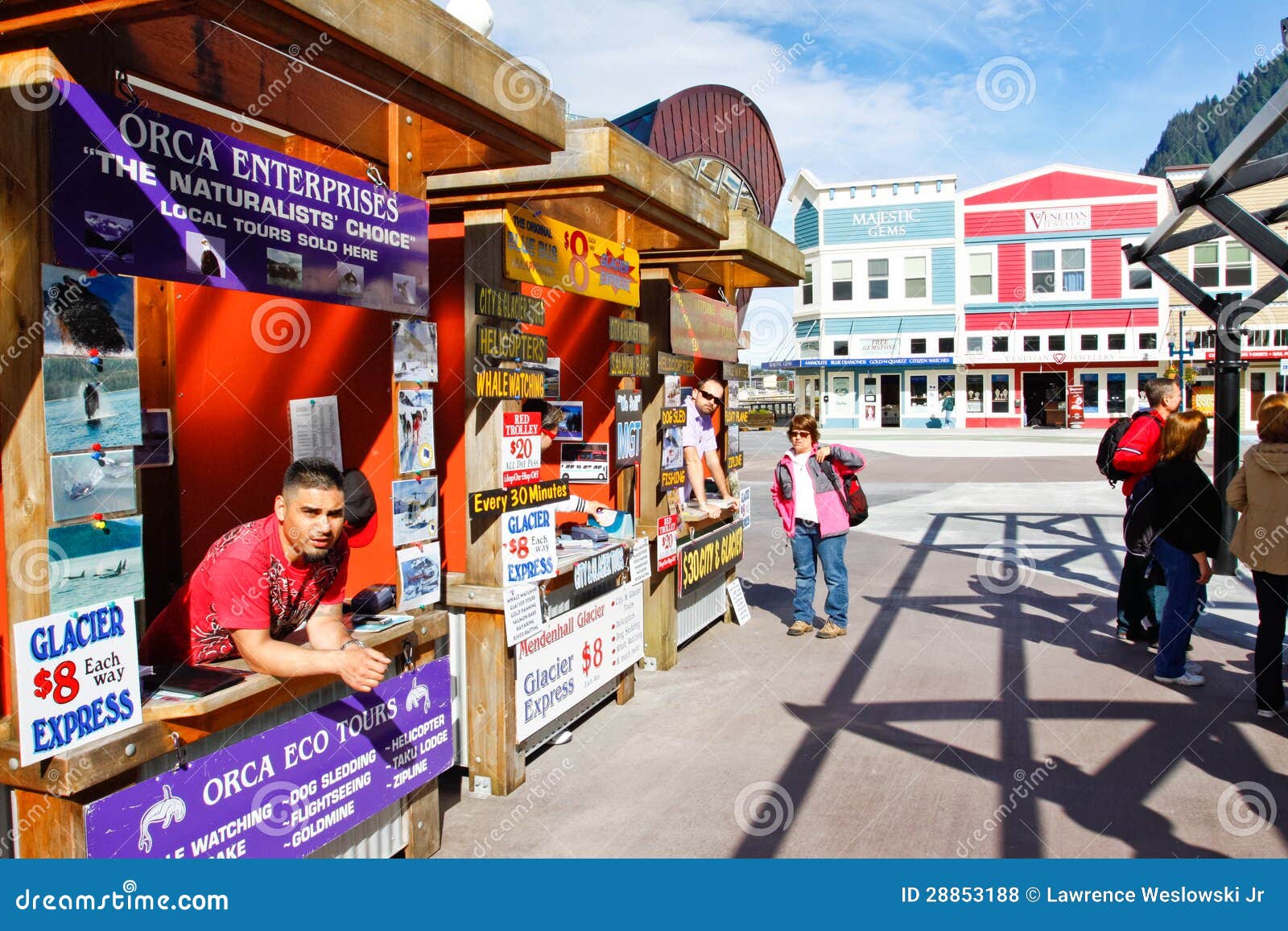 Alaska - Juneau Cruise Tour Vendor Booths Editorial Photo ...