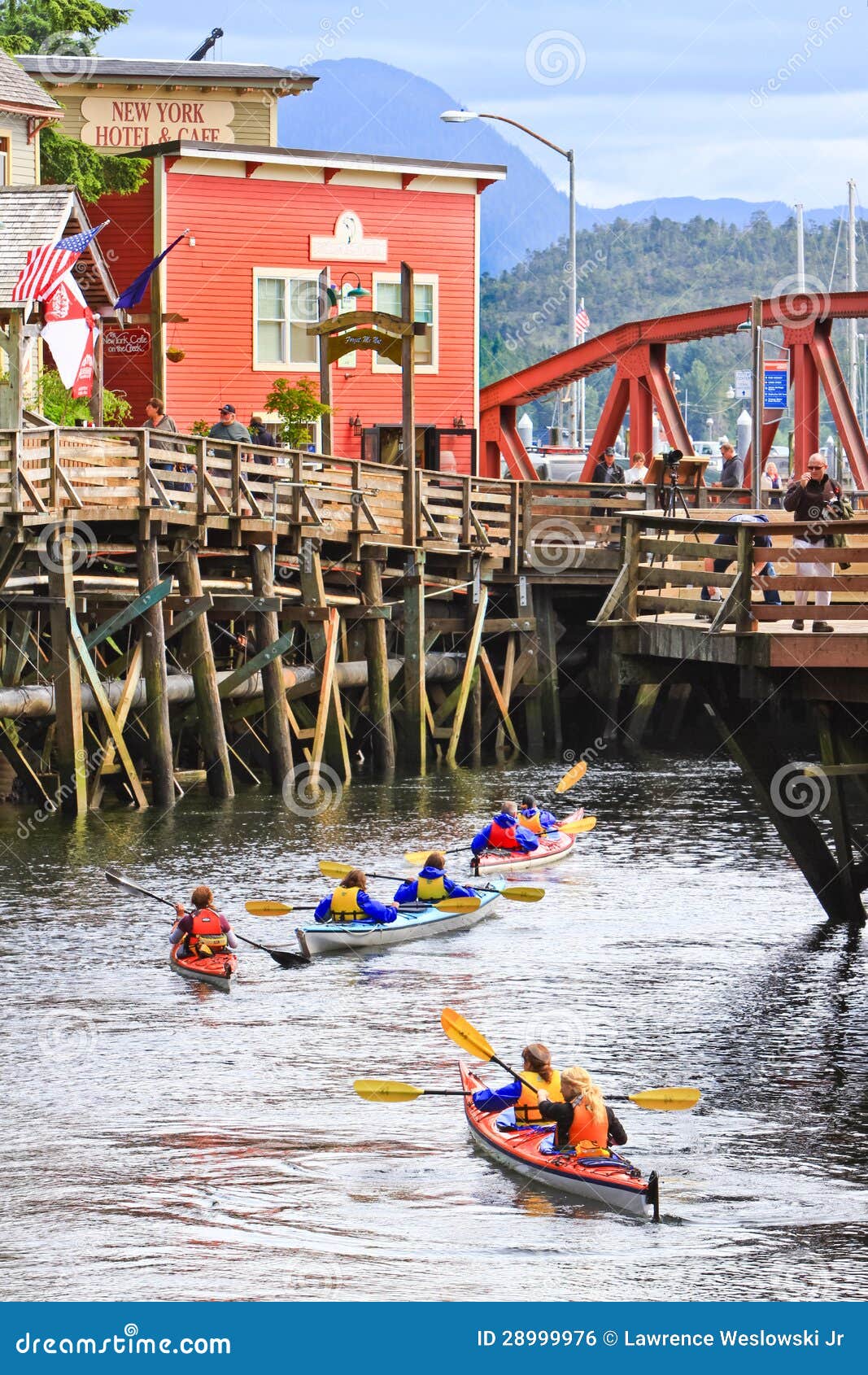 Alaska Kayaking Creek Street Editorial Photo - Image of place, economy ...