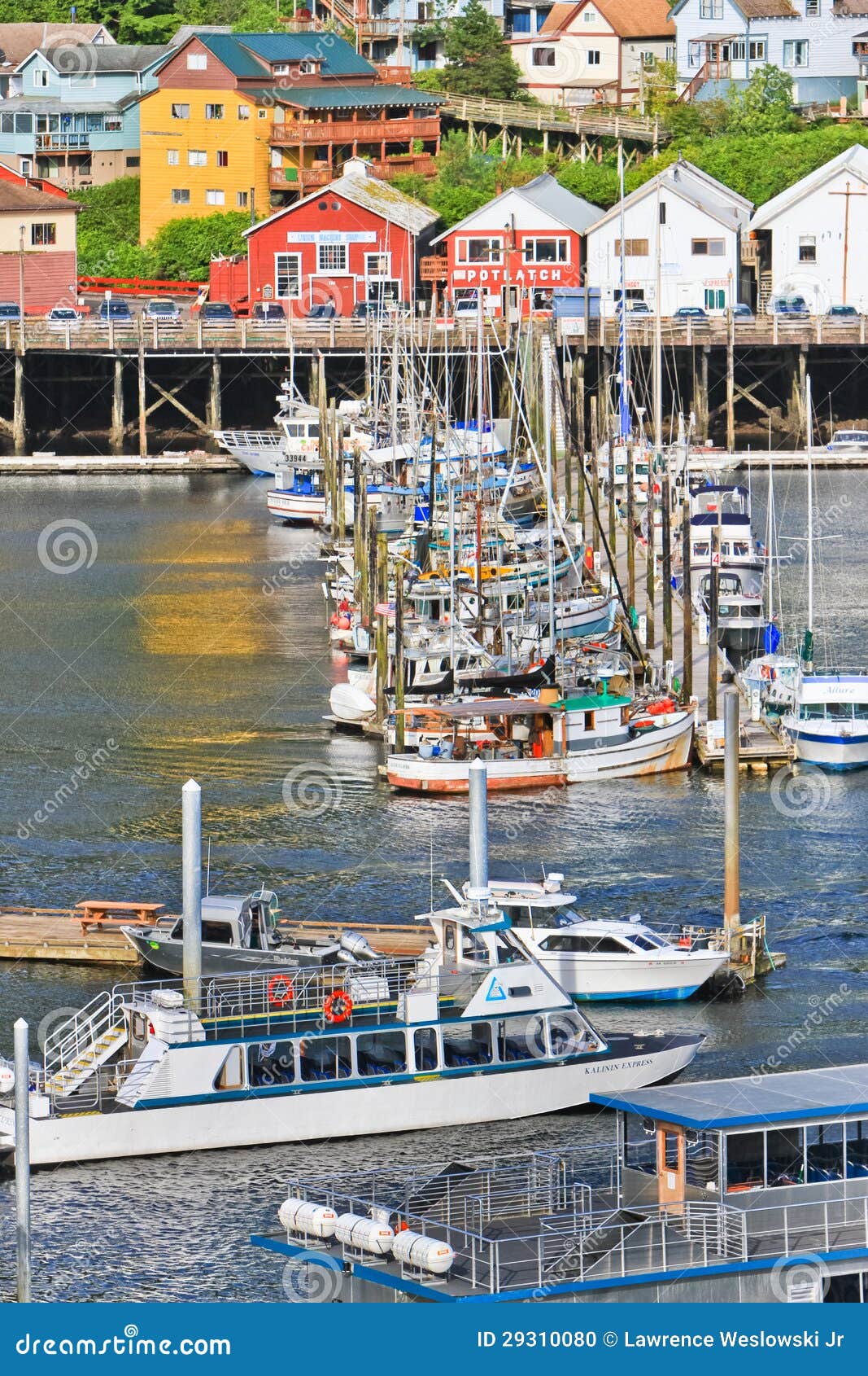 Alaska Ketchikan Boat Harbor Editorial Image - Image of historical ...