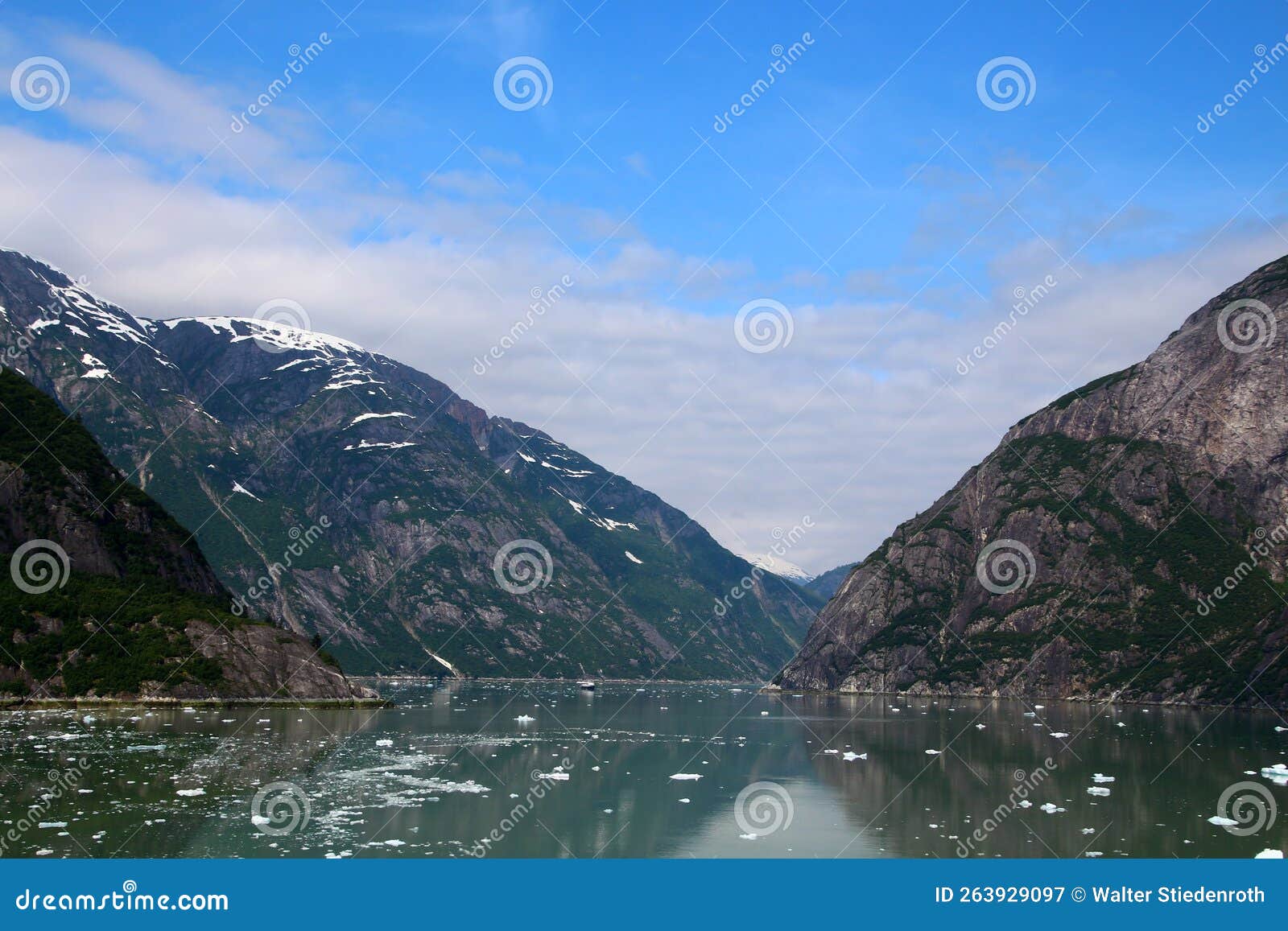Alaska, Mountain Landscape in the Stephens Passage Stock Image - Image ...