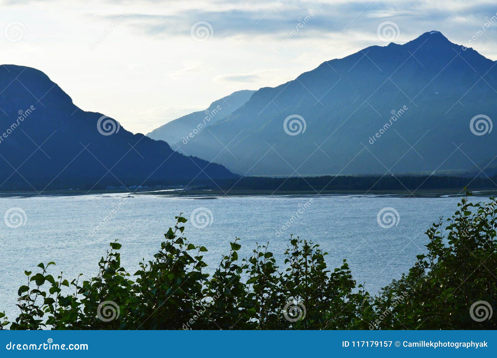 Alaska Mountain Views stock image. Image of alaska, saltwater - 117179157
