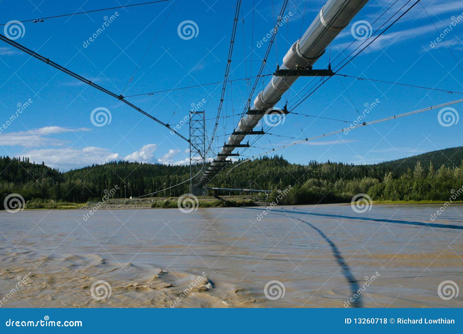 Alaska Oil Pipeline stock photo. Image of american, environment - 13260718