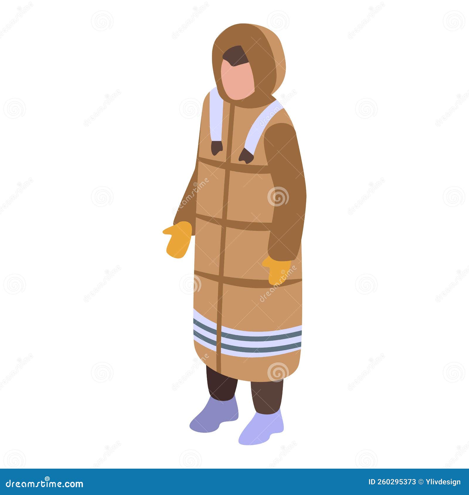 Alaska Person Icon Isometric Vector. Arctic Eskimo Stock Vector ...
