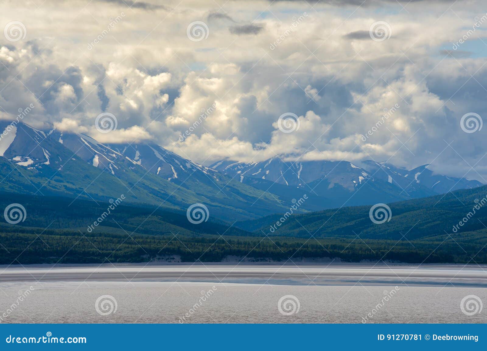 Alaska`s Cook Inlet stock image. Image of copy, space - 91270781