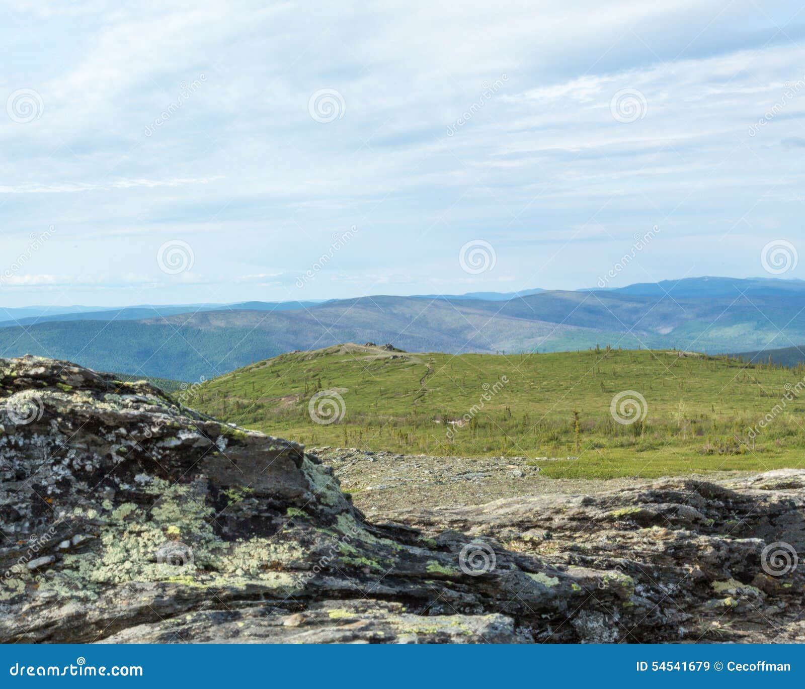 Alaska s Murphy Dome stock image. Image of walk, regions - 54541679