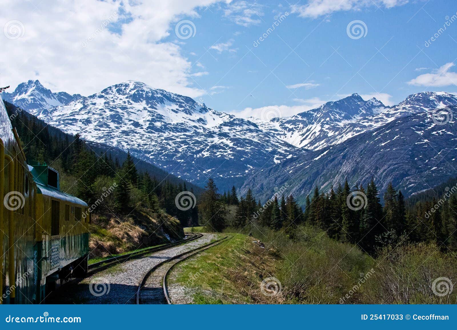 Alaska S White Pass & Yukon Route Stock Image - Image of trees, yukon ...