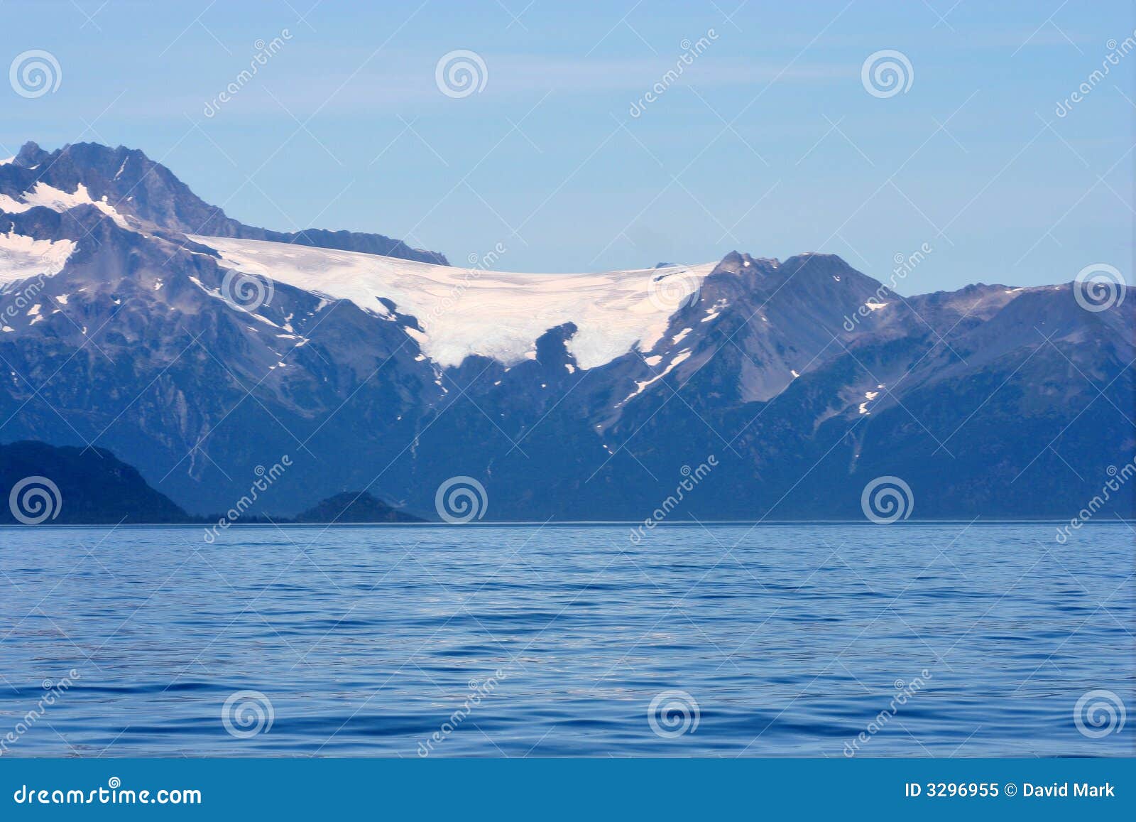 Alaska Sea and Mountains stock image. Image of tour, travel - 3296955