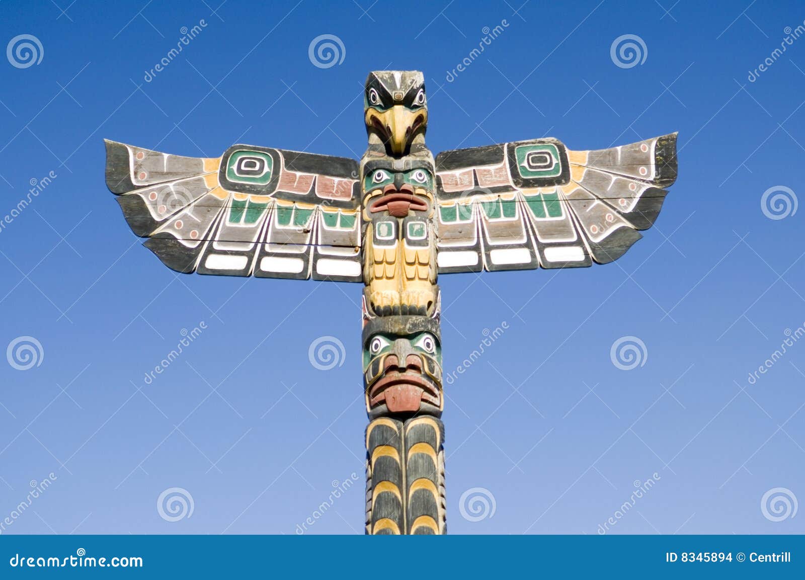 Totem Pole Tree Royalty-Free Stock Photo | CartoonDealer.com #221749203