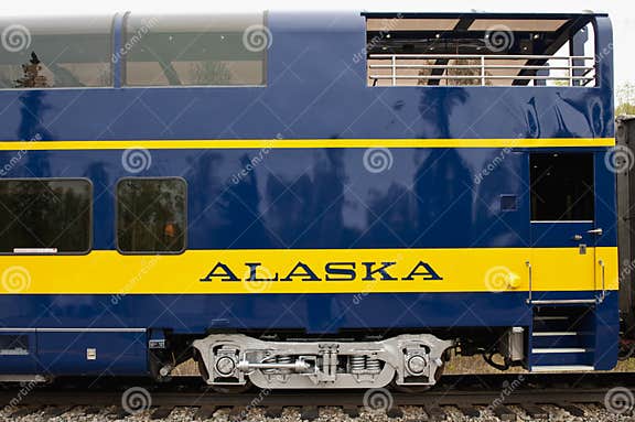 Alaska Train Car stock photo. Image of alaska, america - 11065024
