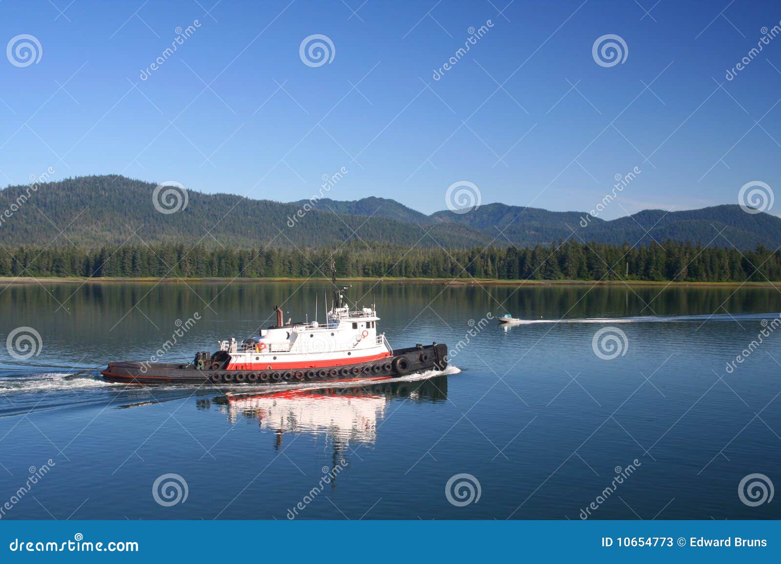 Alaska Tug stock image. Image of ocean, freight, service - 10654773