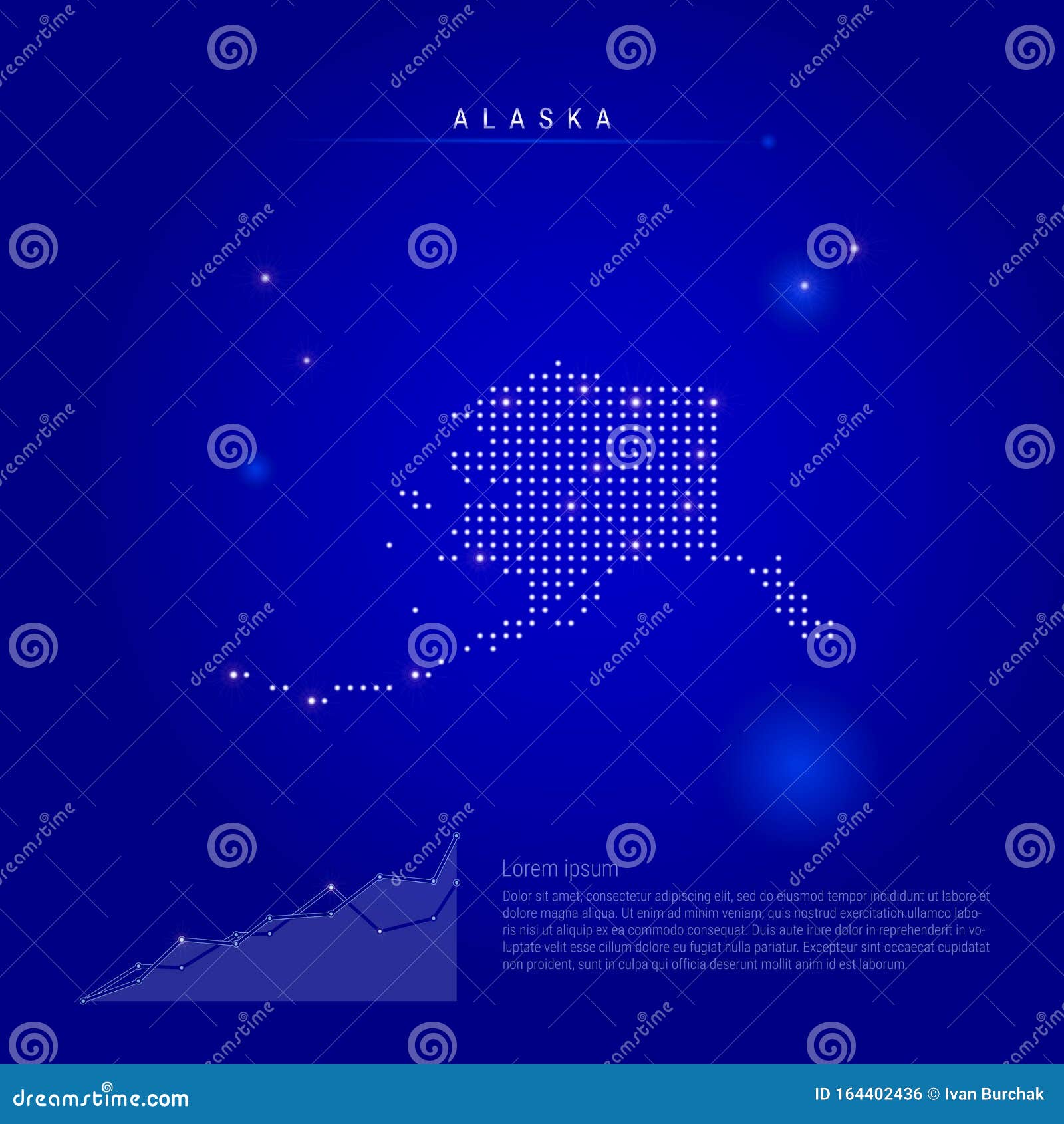 Infographics USA With Alaska And Hawaii Map, Flat Design Colors, With ...