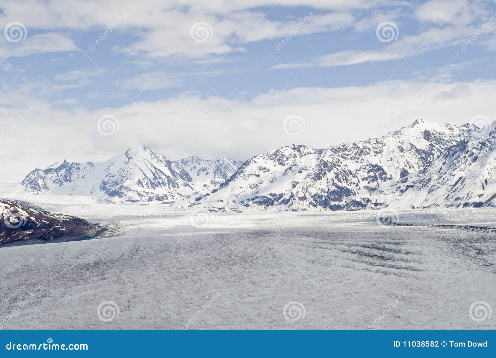 Alaskan glacial valley stock photo. Image of cold, mountainous - 11038582