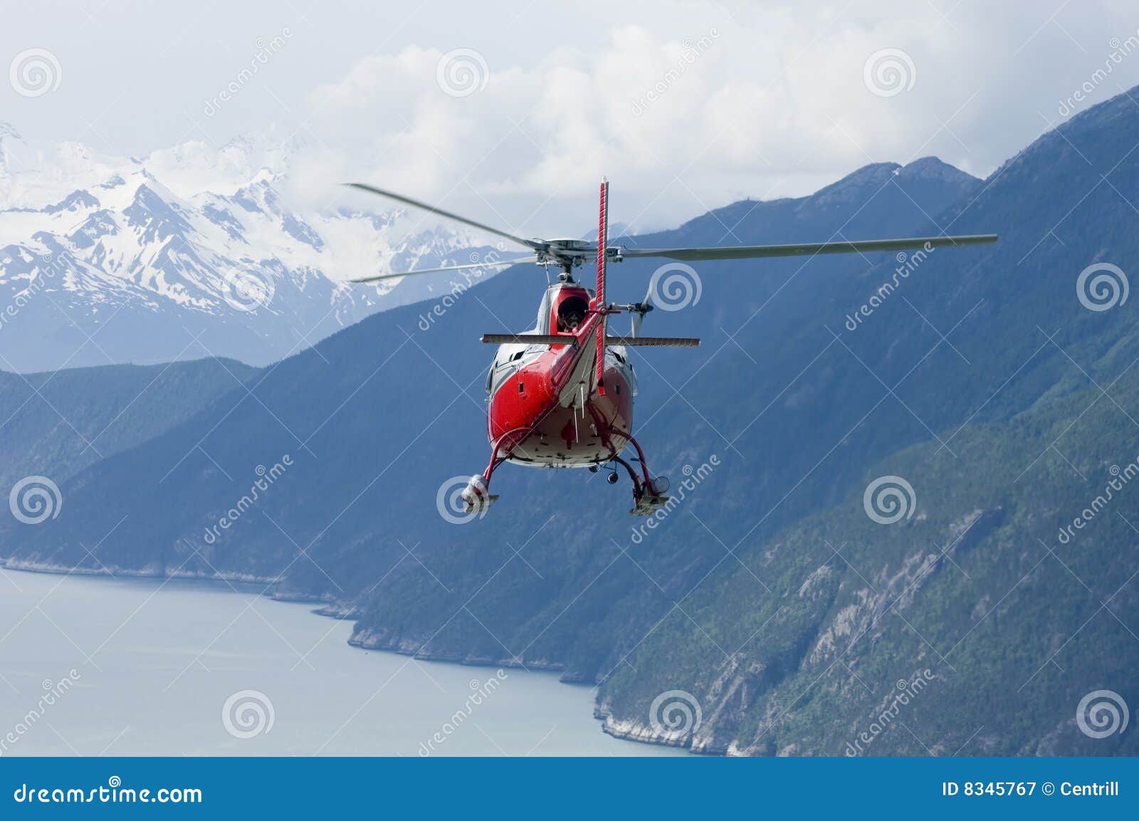 Alaskan Helicopter Series stock image. Image of glacier - 8345767