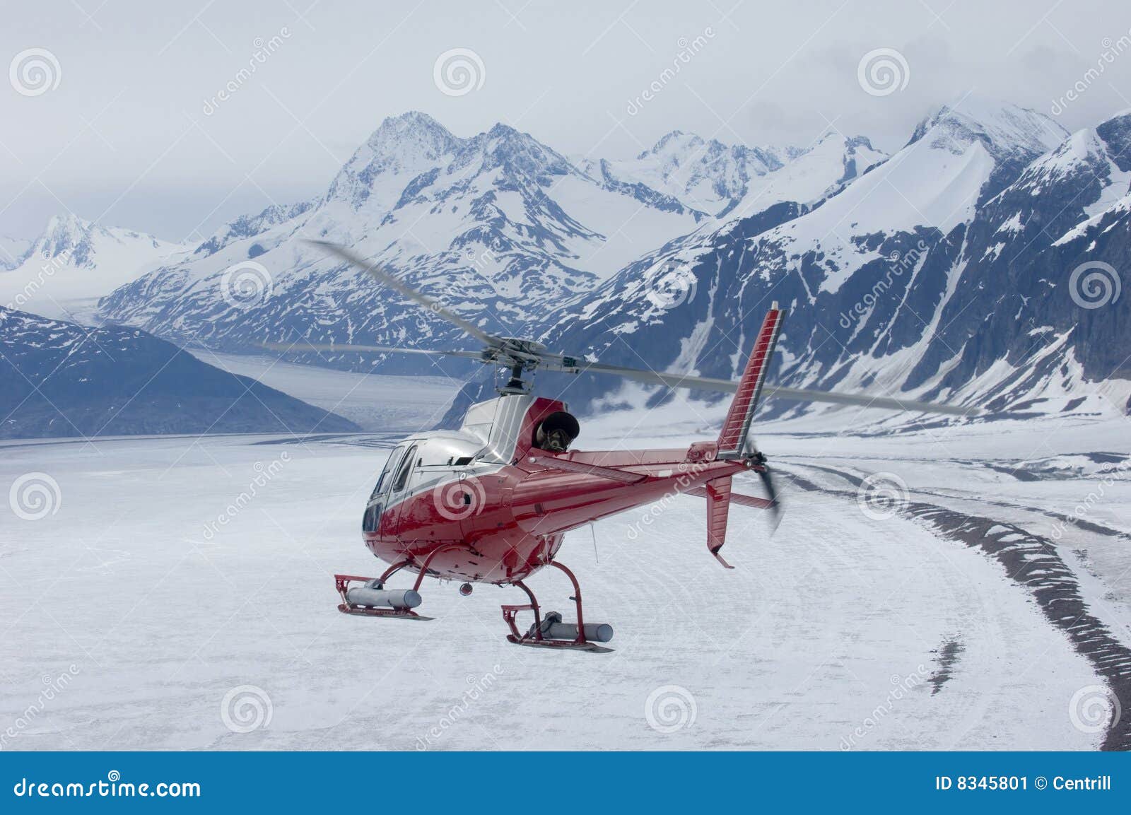 Alaskan Helicopter Series stock image. Image of water - 8345801