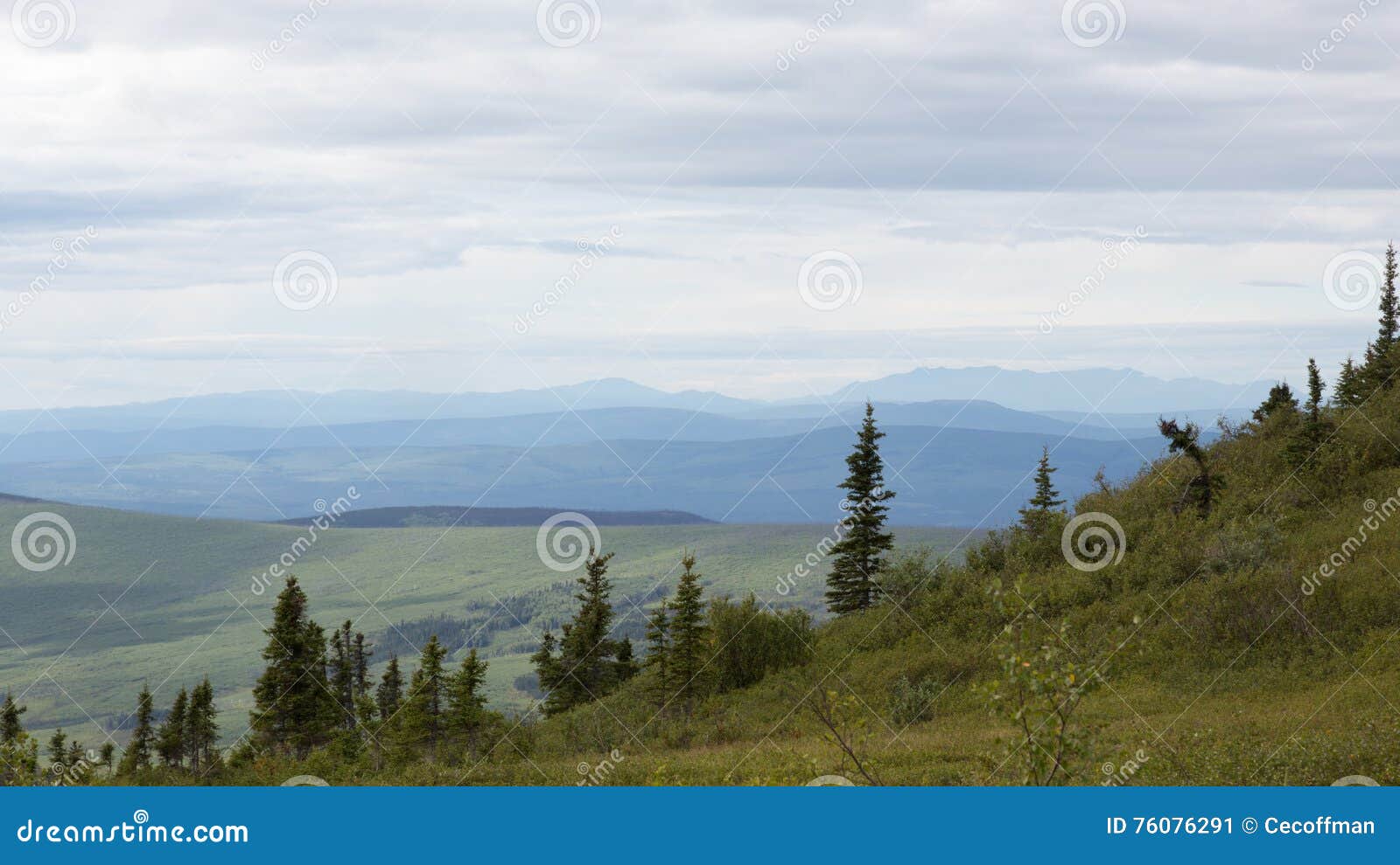 Alaskan Landscape stock image. Image of blue, tour, interior - 76076291
