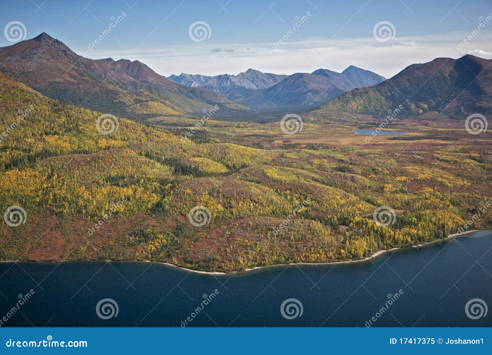 Alaskan Mountain Valley stock image. Image of calm, outdoors - 17417375