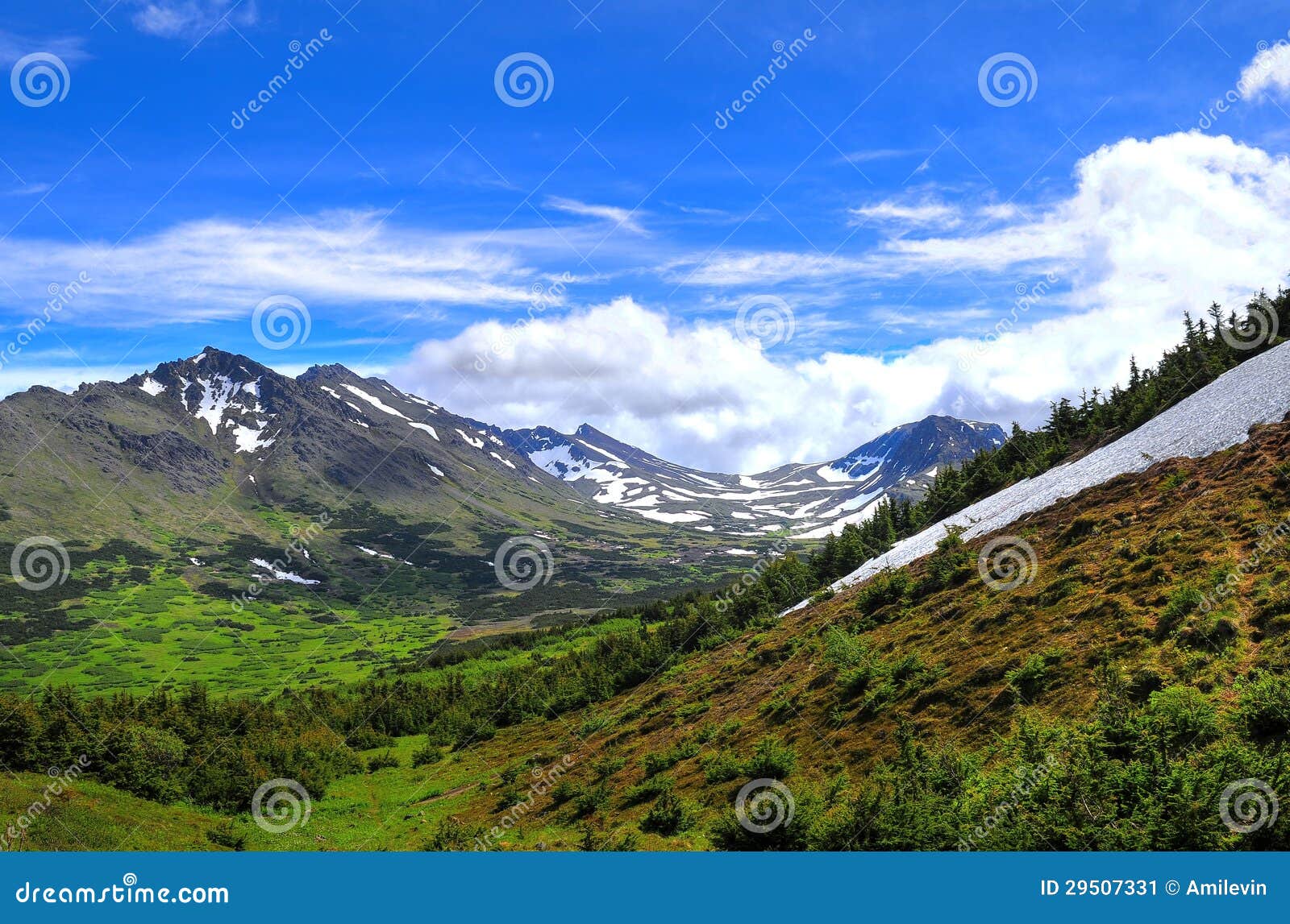 Alaskan mountain views stock image. Image of alaskan - 29507331