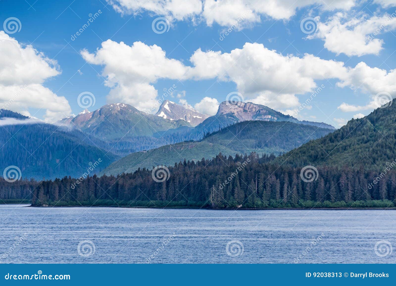 Alaskan Mountains into Distance Stock Image - Image of hills, mountain ...