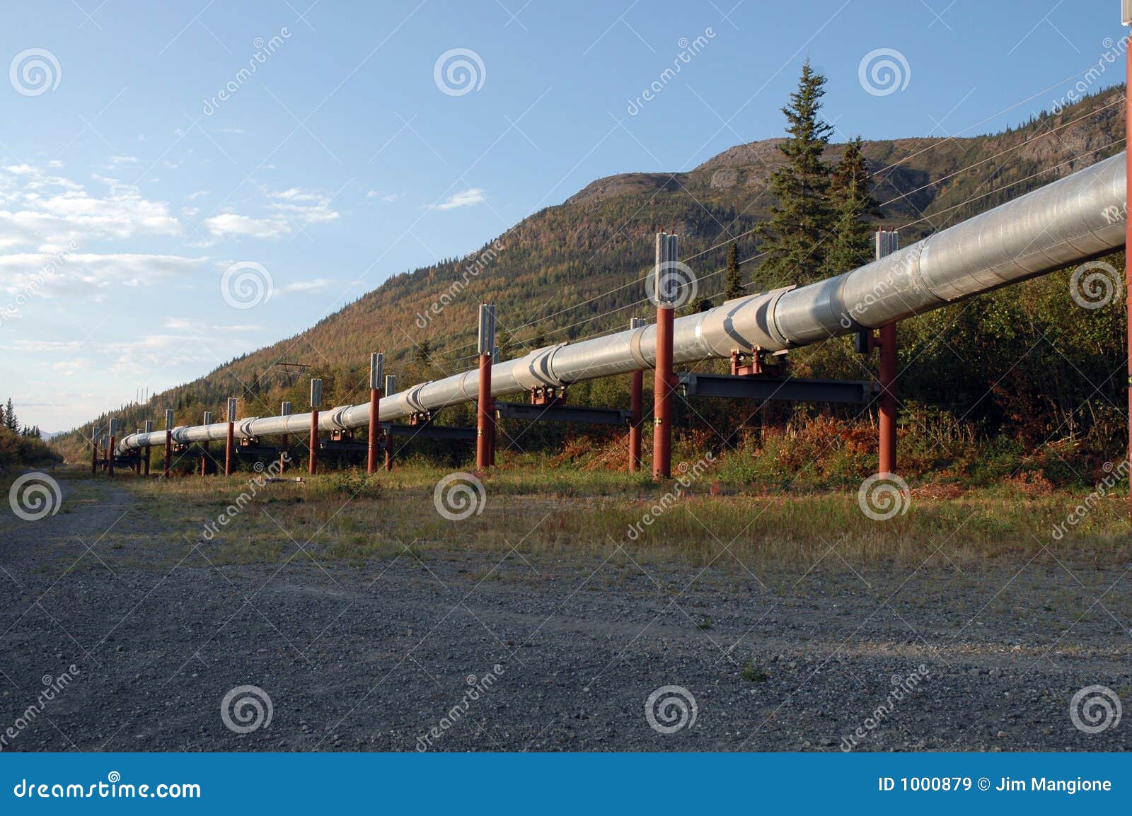 Alaskan Pipeline stock image. Image of dirt, alaska, pipe - 1000879