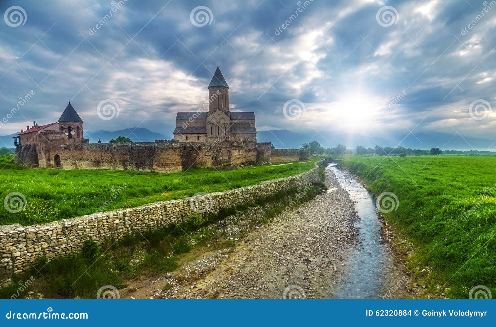 Alaverdi Cathedral in Georgia Stock Photo - Image of caucasus, building ...