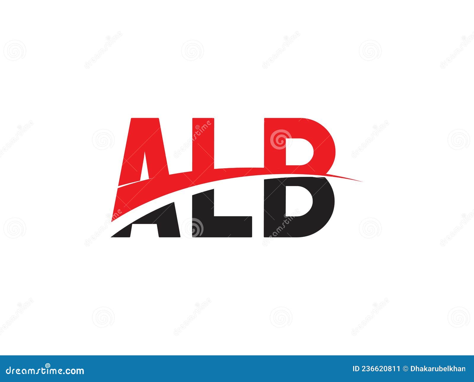 ALB Letter Initial Logo Design Vector Illustration Stock Vector ...