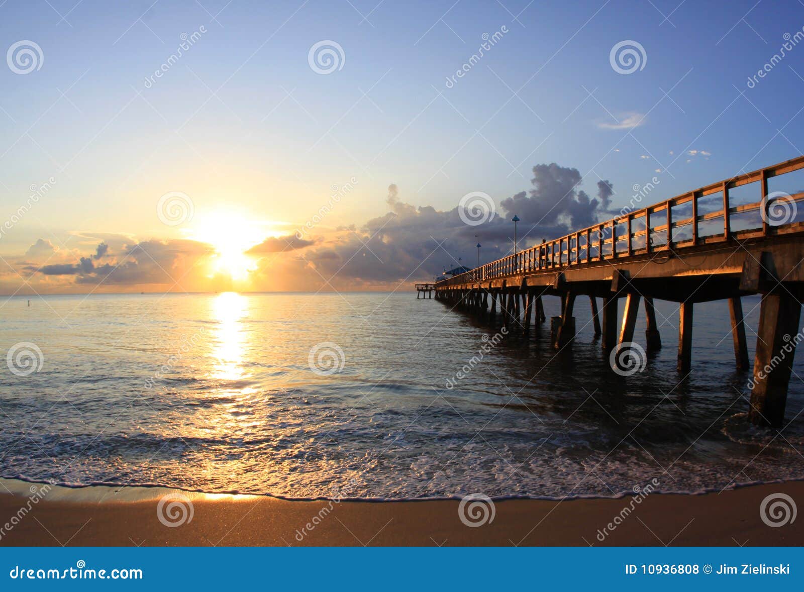 Alba della Florida fotografia stock. Immagine di cielo - 10936808