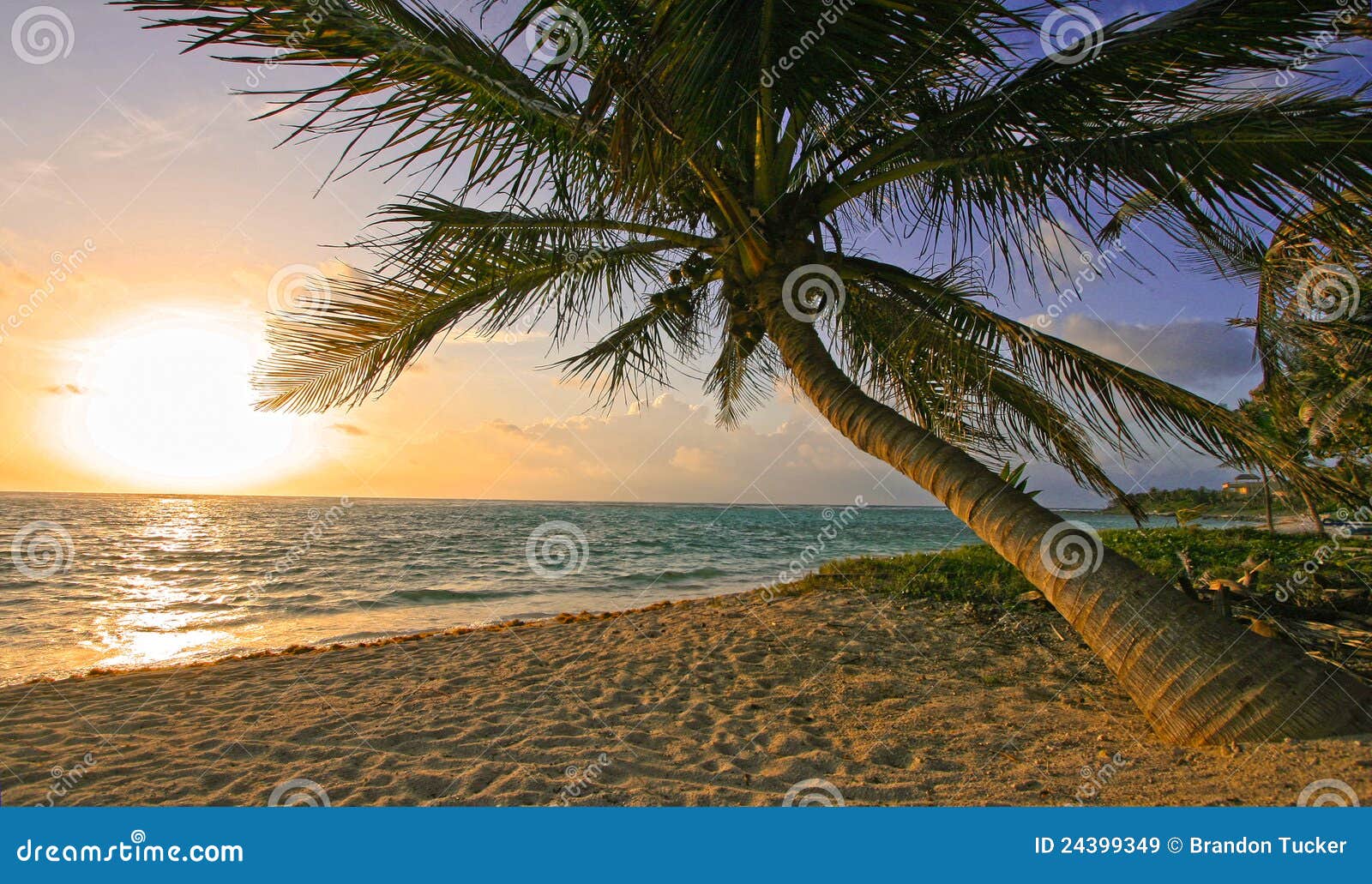 Alba Della Spiaggia Del Maya Del Riviera Immagine Stock - Immagine di ...