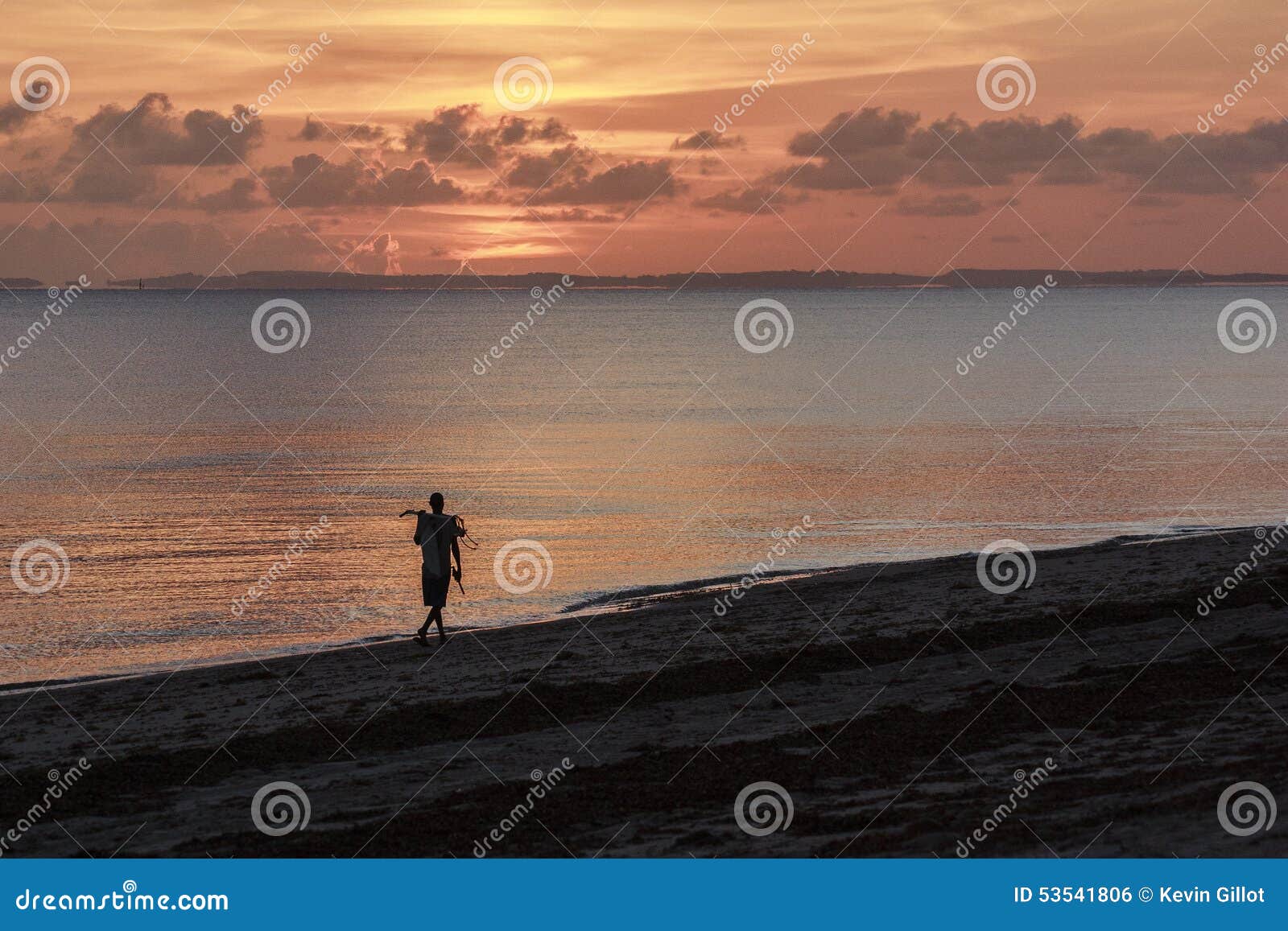 Alba - Inhassoro - Mozambico Fotografia Stock - Immagine di terreno ...