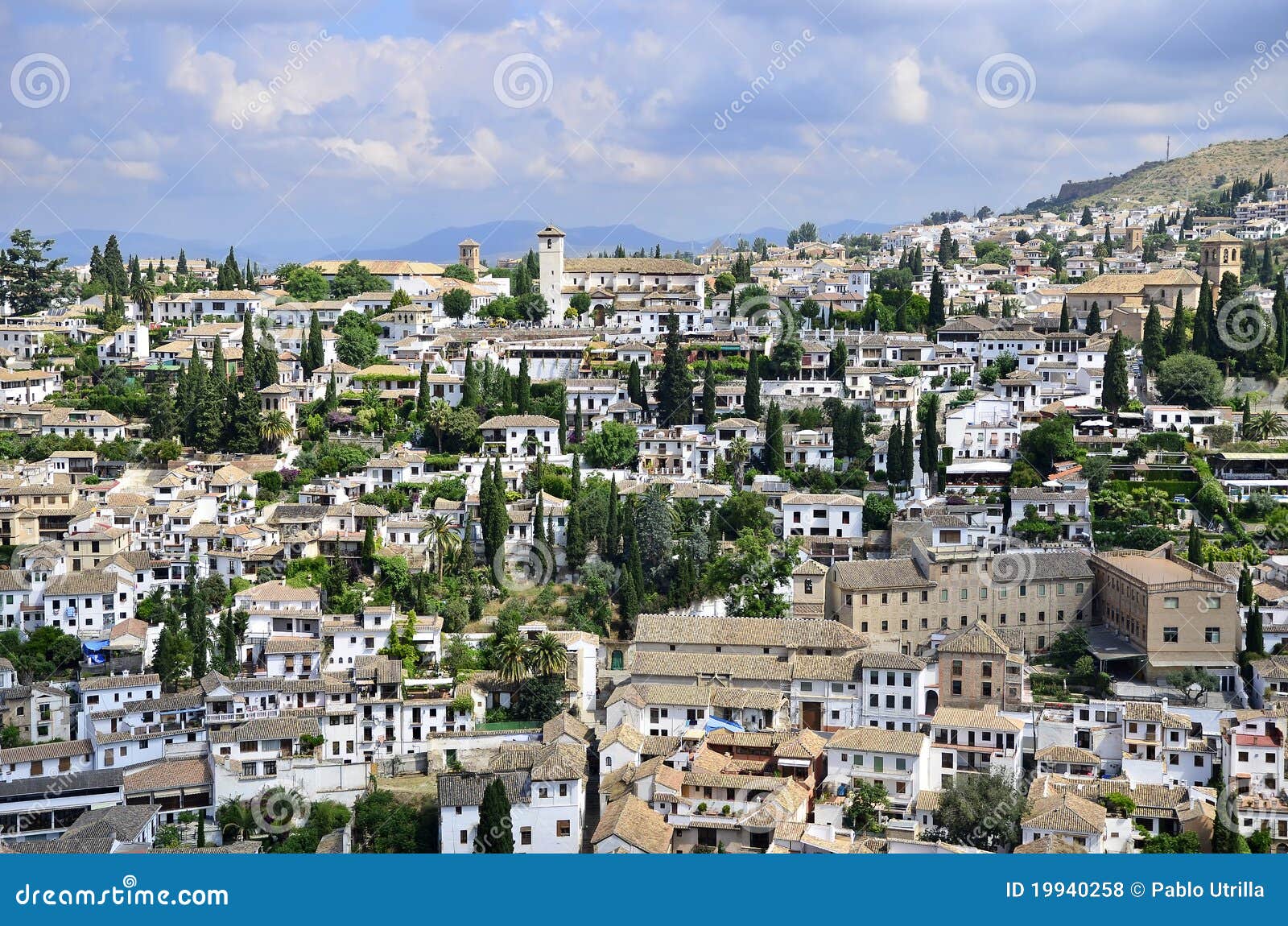 Albaicin, Granada stock photo. Image of europe, tourism - 19940258