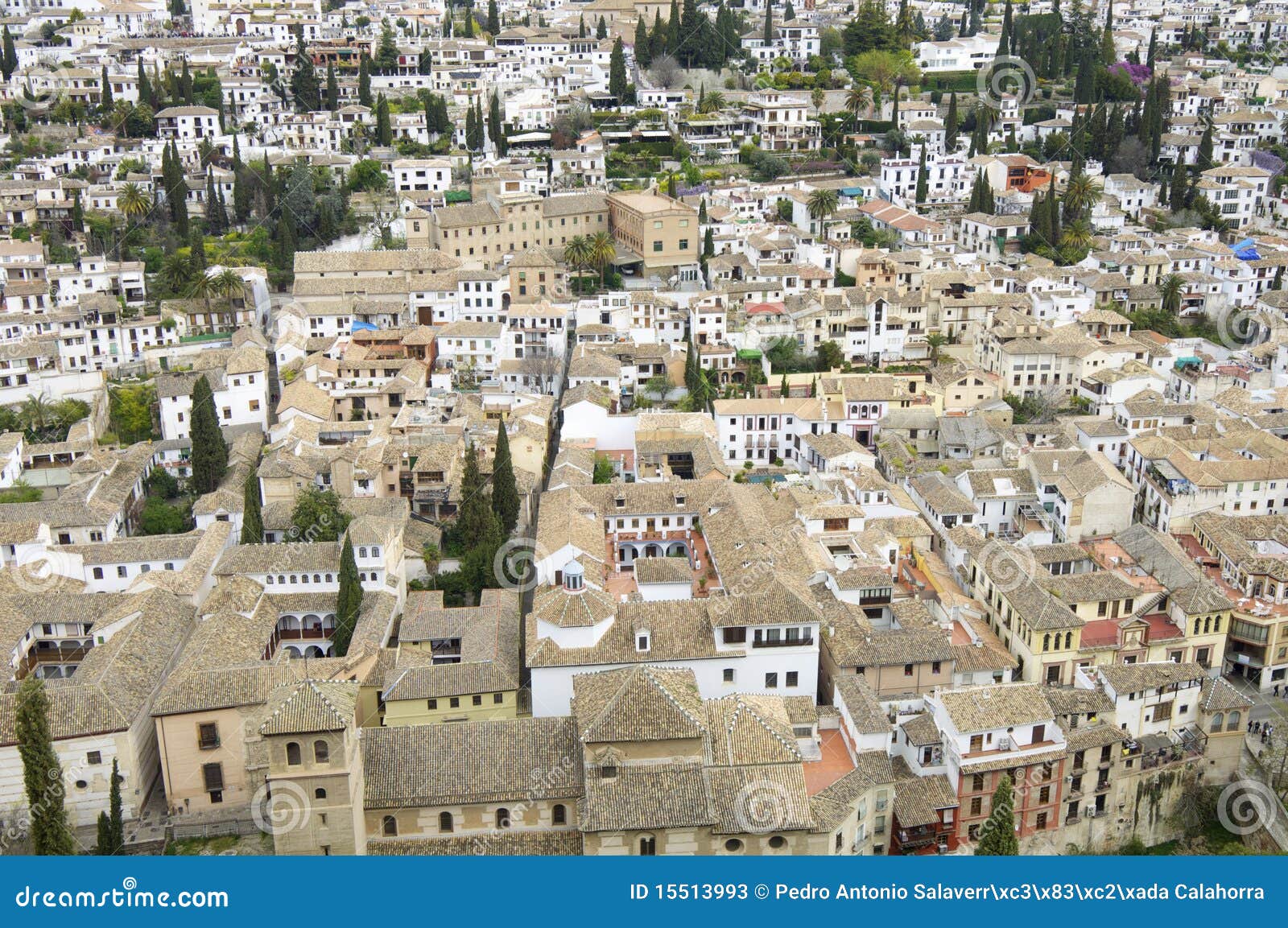 The Albaicin neighborhood stock image. Image of destination - 15513993