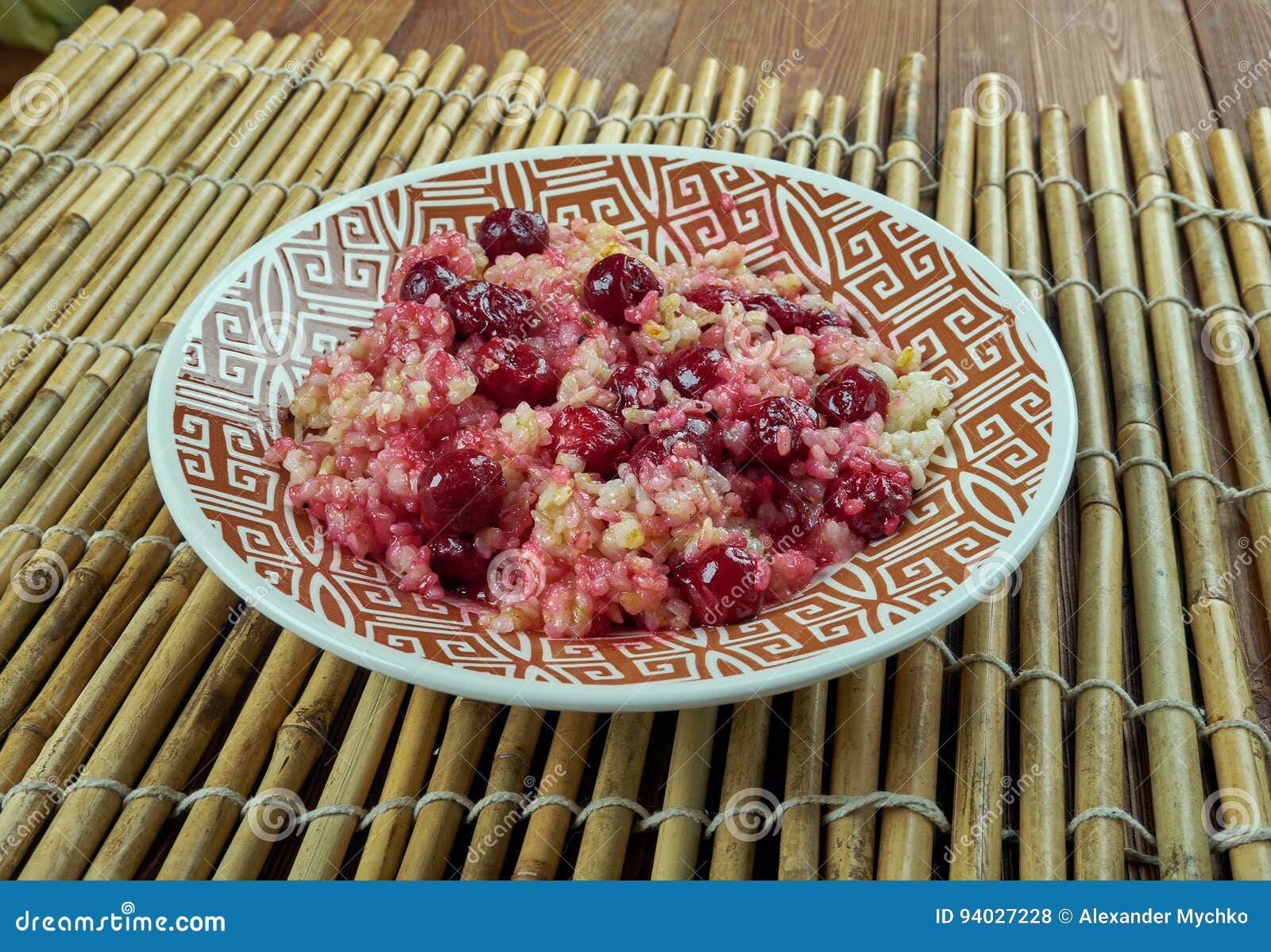 Albalu polow stock photo. Image of berries, reis, iran - 94027228
