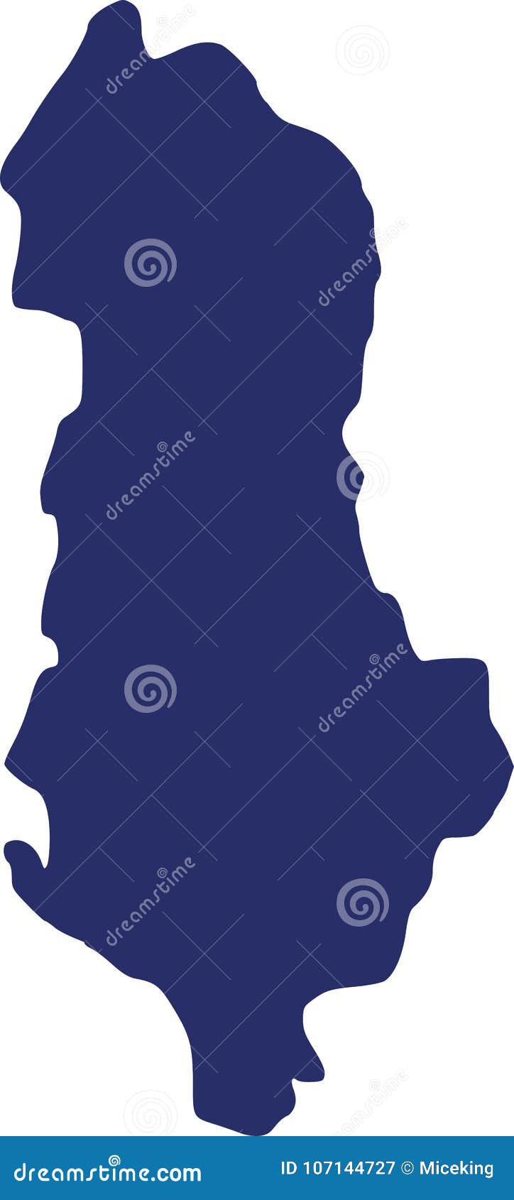 Albania map vector vector stock vector. Illustration of cartography ...