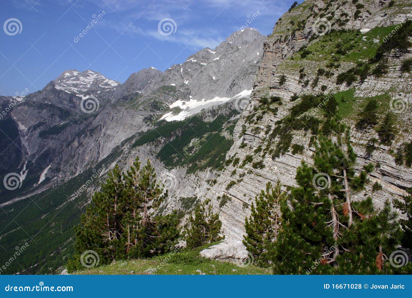 Albanian Alps stock photo. Image of wilderness, rural - 16671028
