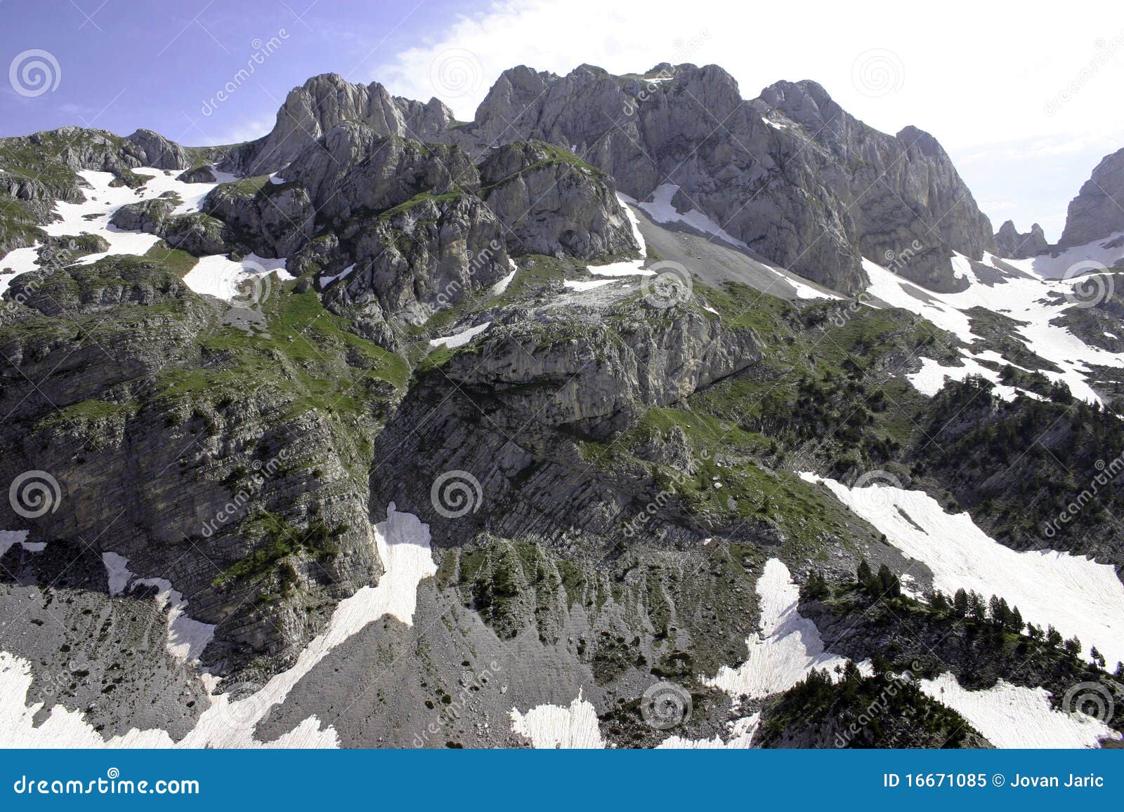 Albanian Alps stock image. Image of mountaineering, environment - 16671085