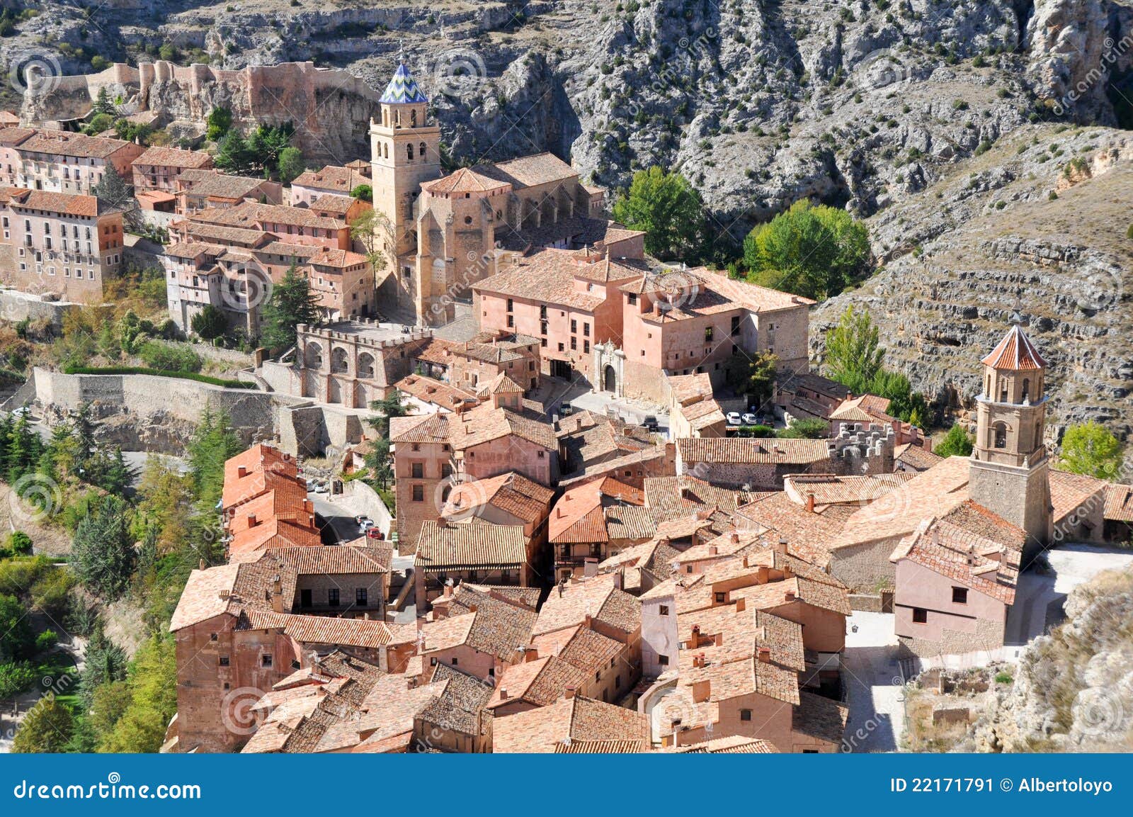 Albarracin, Medieval Town Of Spain Stock Image - Image: 22171791