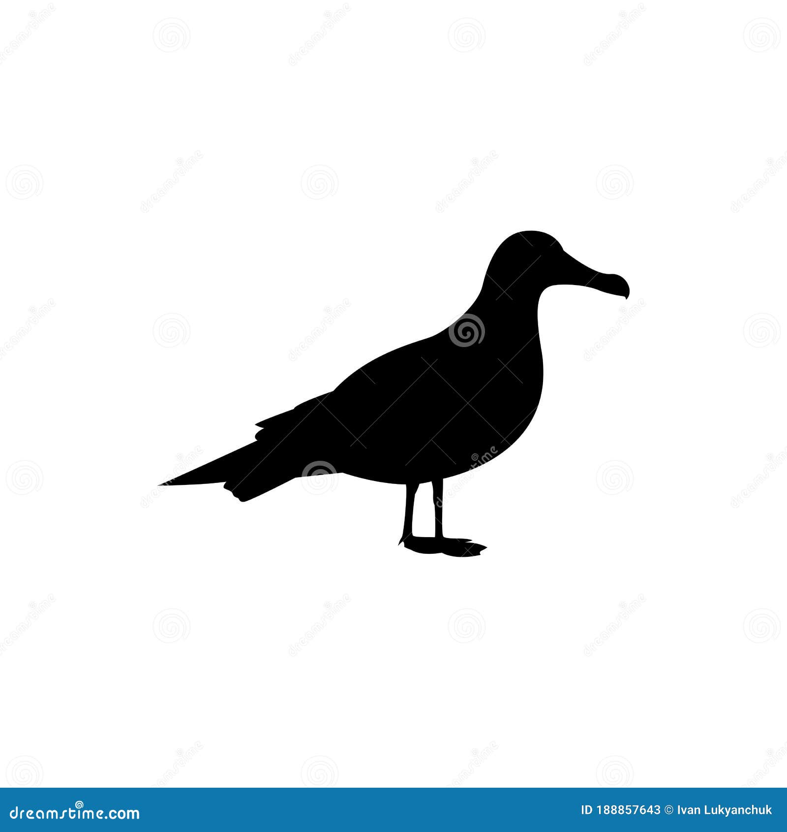 A Set Of Albatross Bird Is Flying Icon Design Template With Various ...