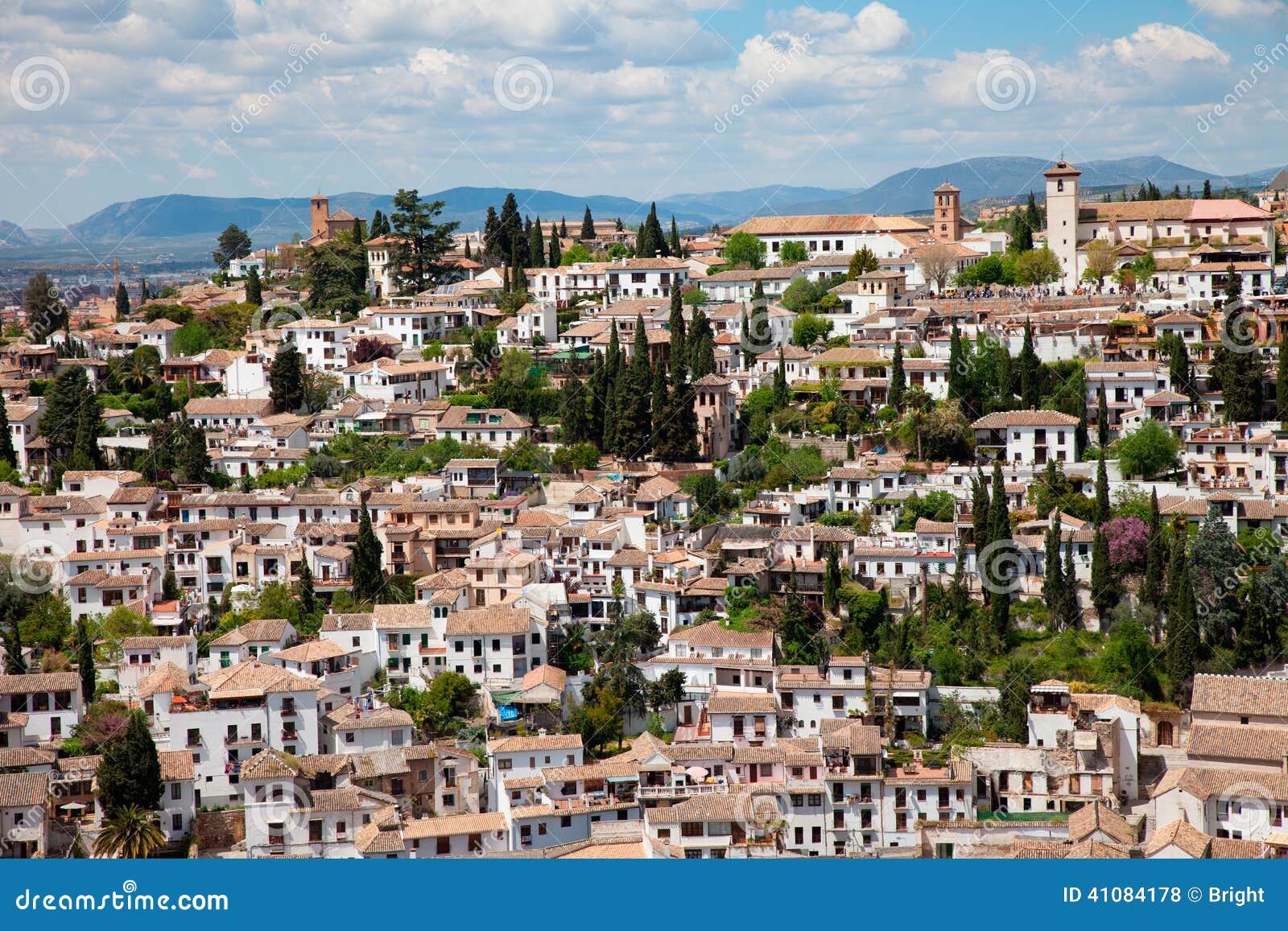 Albayzin, Granada fotografia stock editoriale. Immagine di villaggio ...