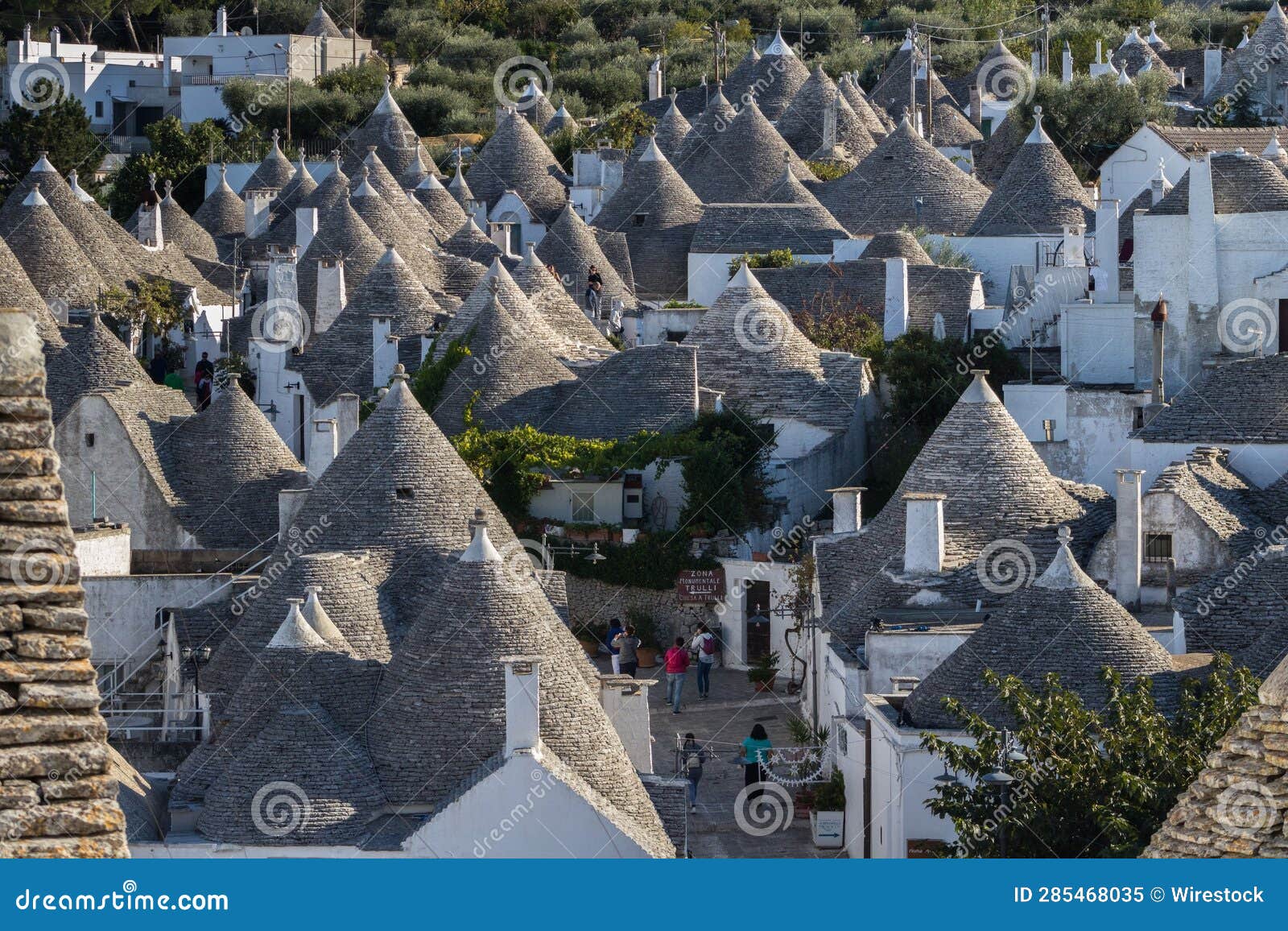 Alberobello, Italy, Showcasing the Iconic Conical Rooftops of the ...