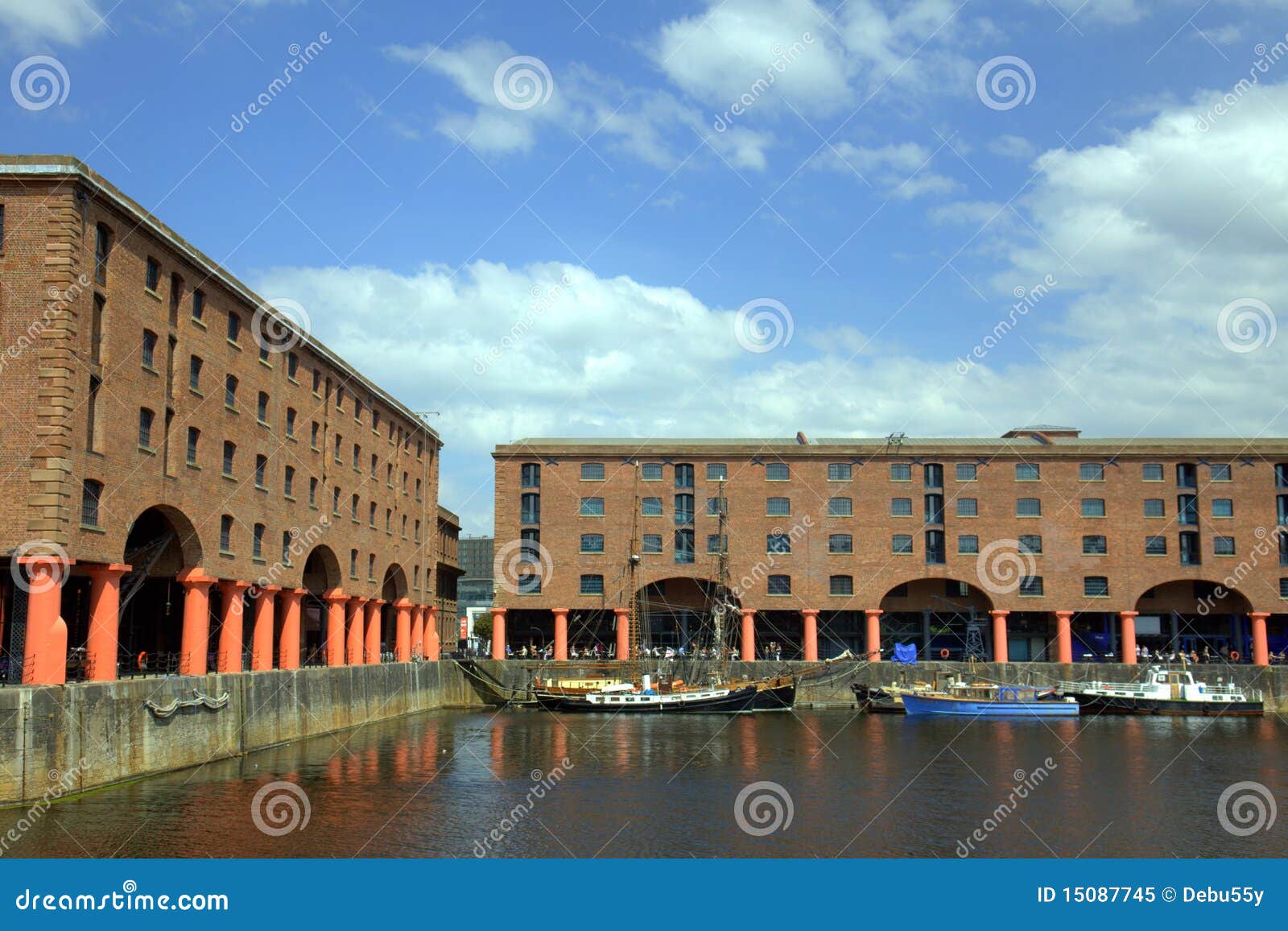 The Albert Dock in Liverpool Stock Image - Image of england, albert ...