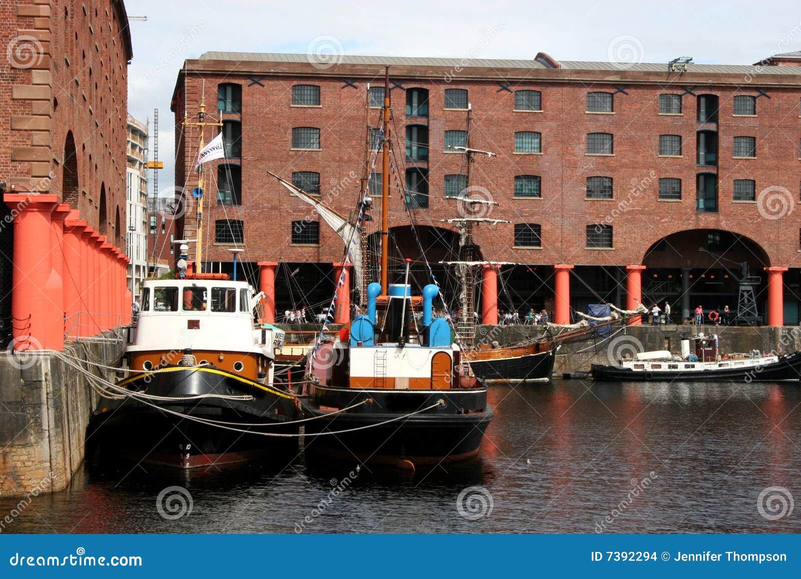 Albert dock,Liverpool stock photo. Image of port, boat - 7392294