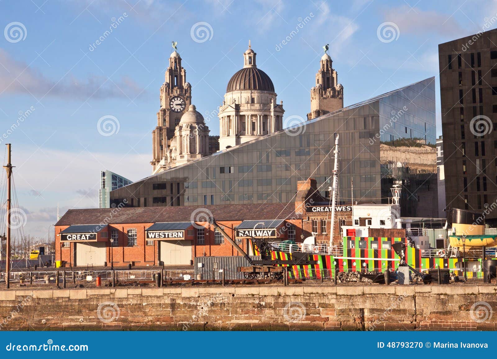 Albert dock Liverpool editorial image. Image of boat - 48793270