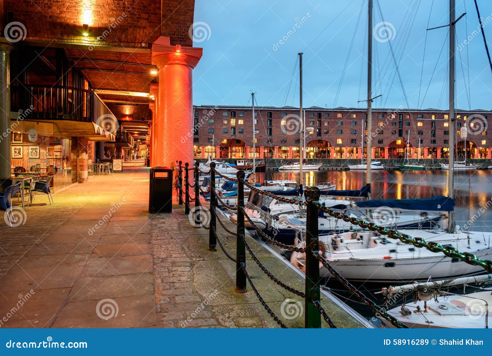 Albert Docks, Liverpool, UK Stock Image - Image of port, dockside: 58916289
