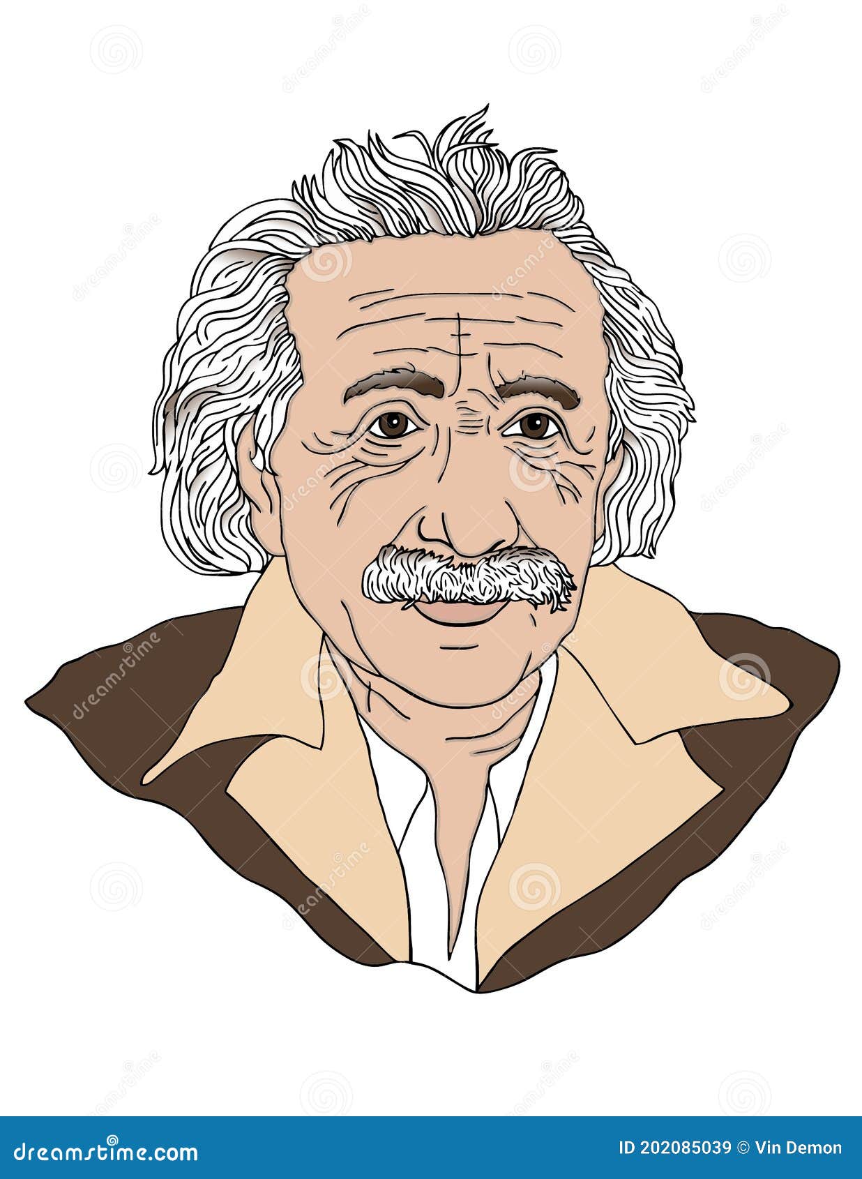 Albert Einstein Was a German-born Theoretical Physicist Editorial Stock ...